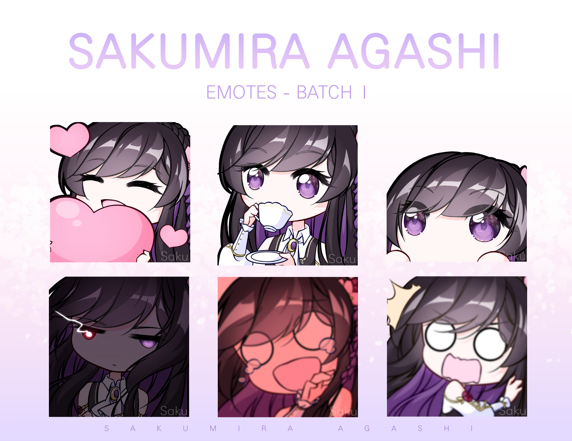 Chibi Emotes - Artists&Clients