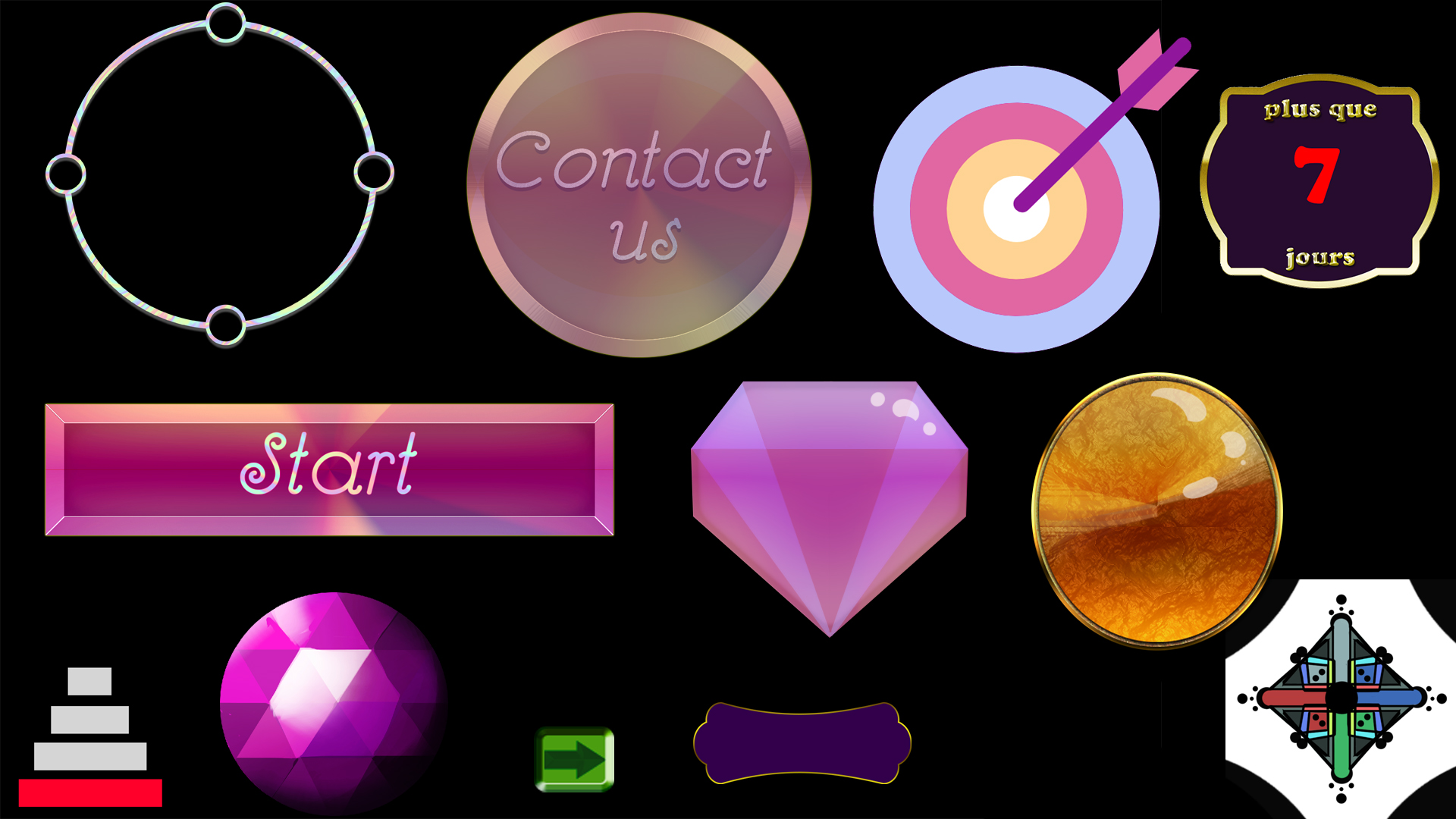 Pannels, overlay, UI element - Artists&Clients