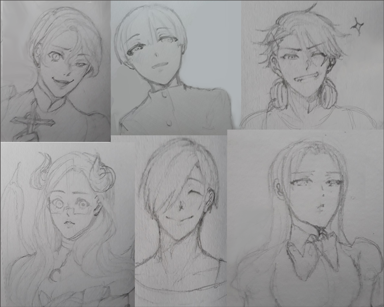 Traditional Bust Up Sketch - Artists&Clients