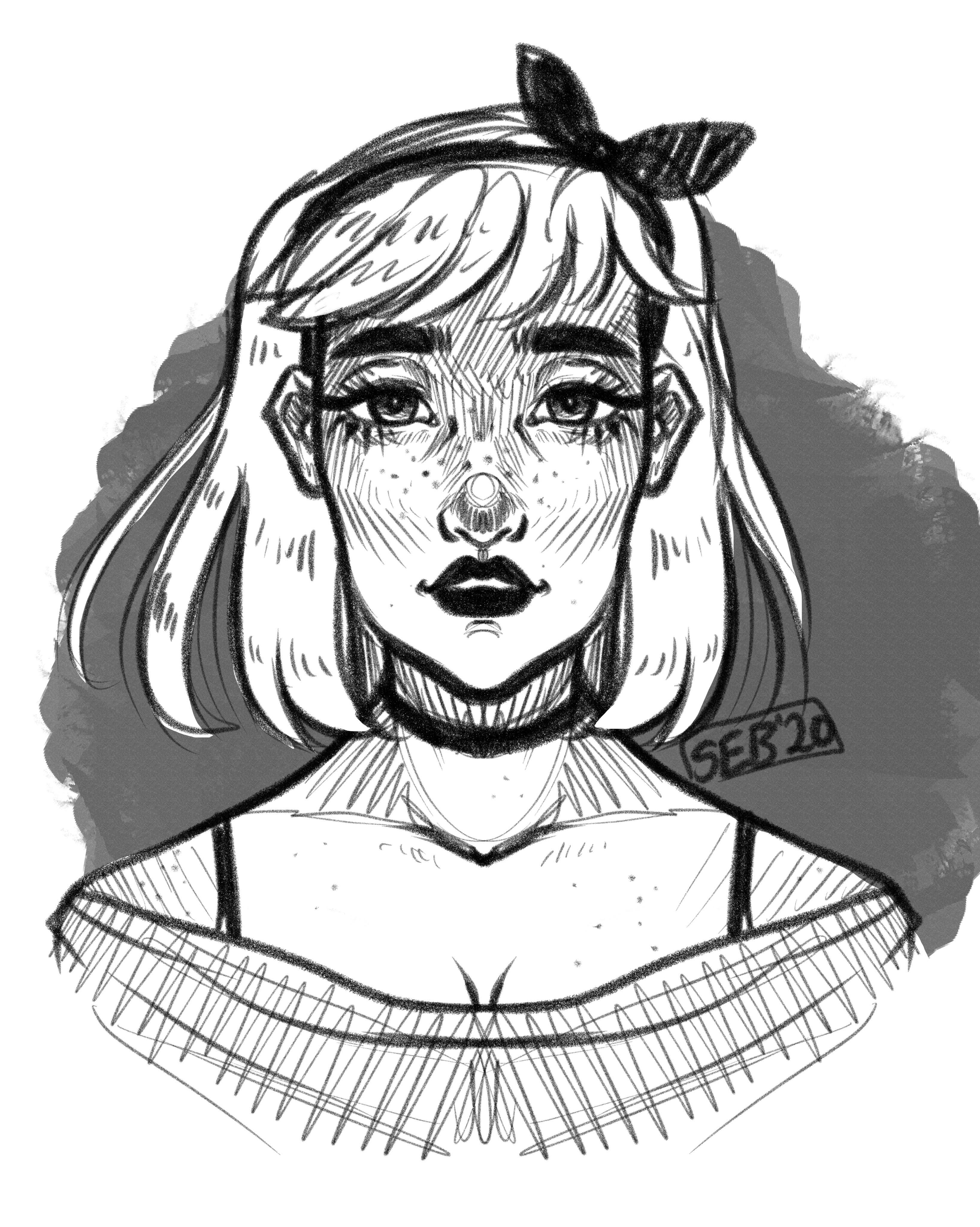 Bust Sketch - Artists&Clients