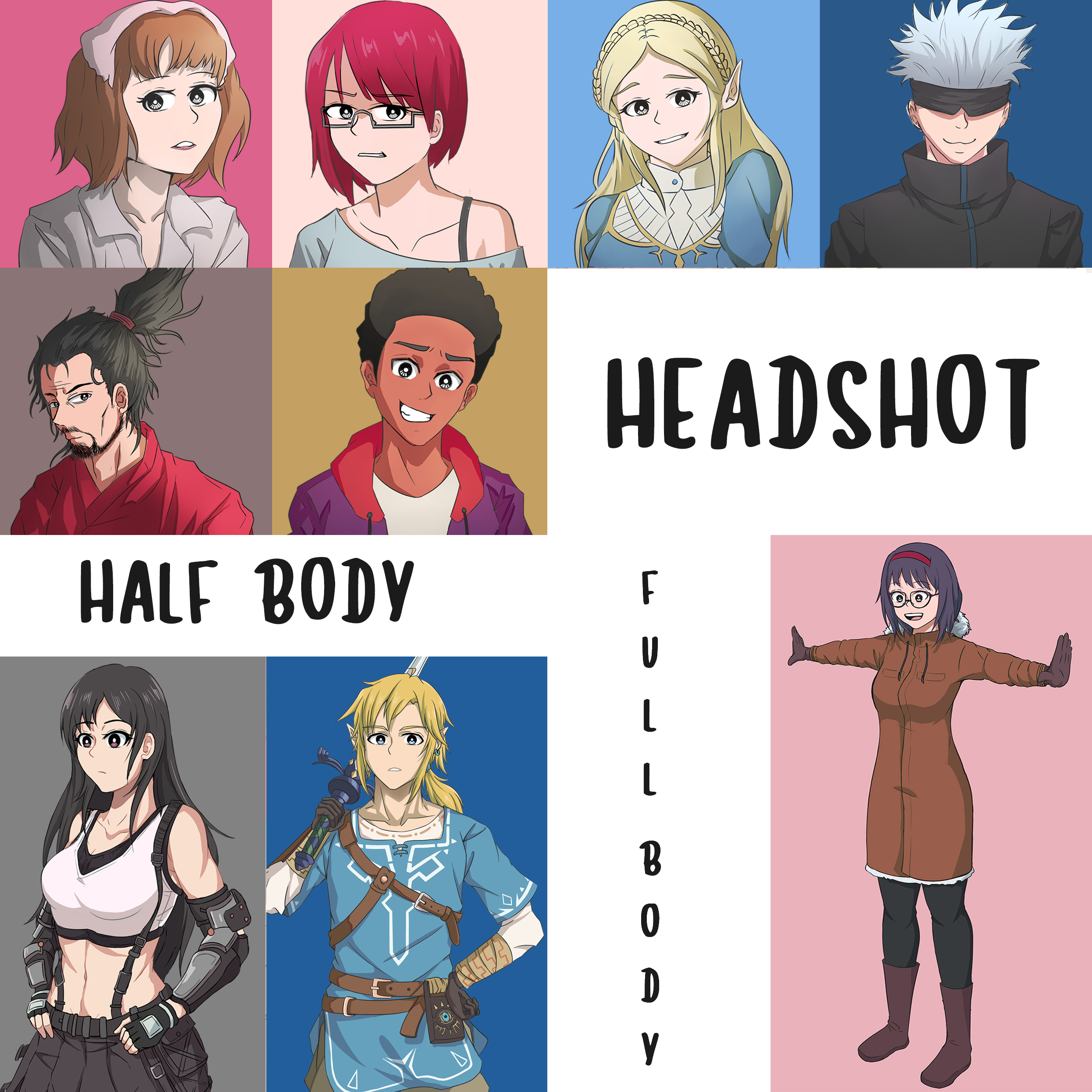 Anime Style Illustration Simple Color - Artists&Clients