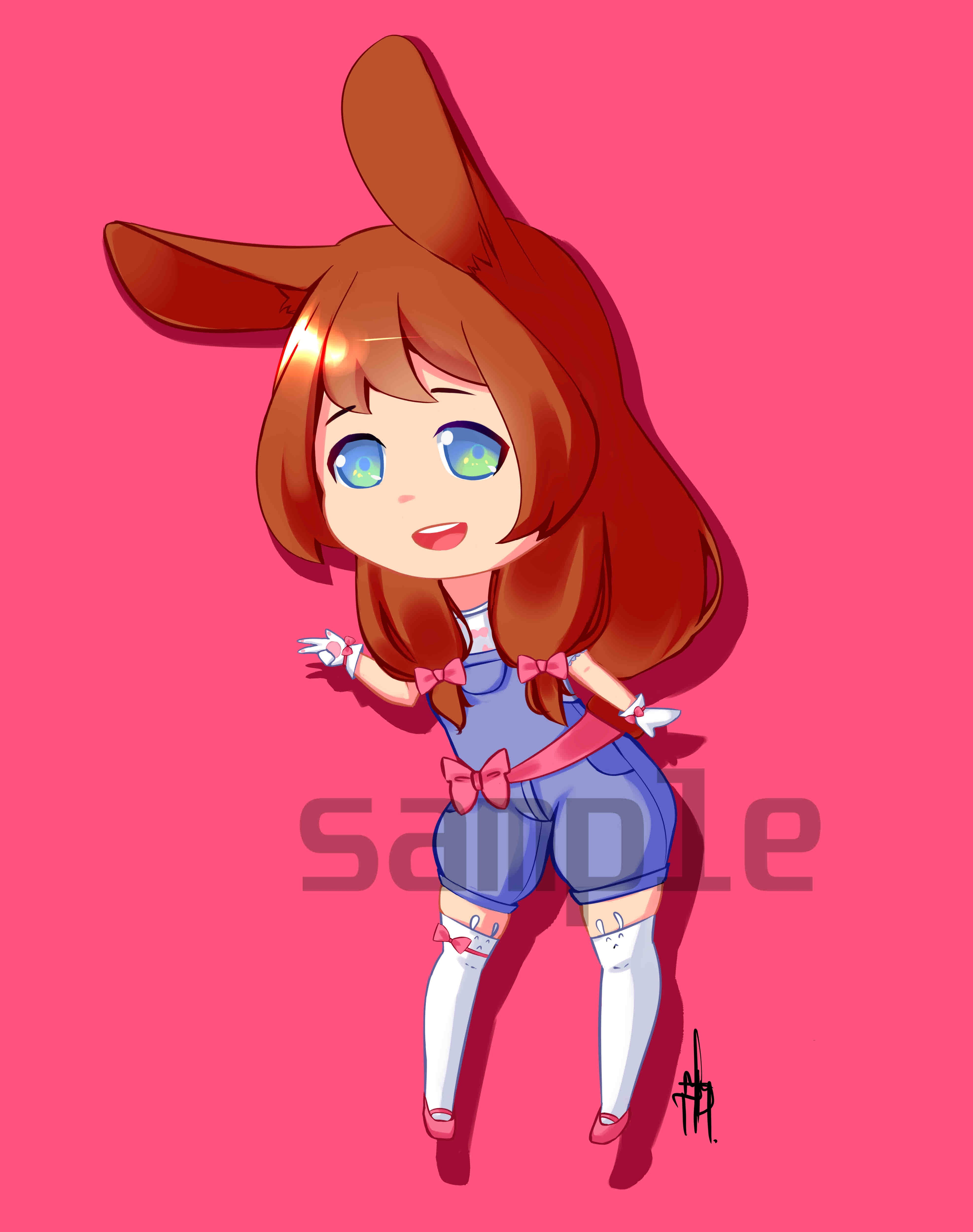 Full Colored Full Body Chibi Drawing. - Artists&Clients
