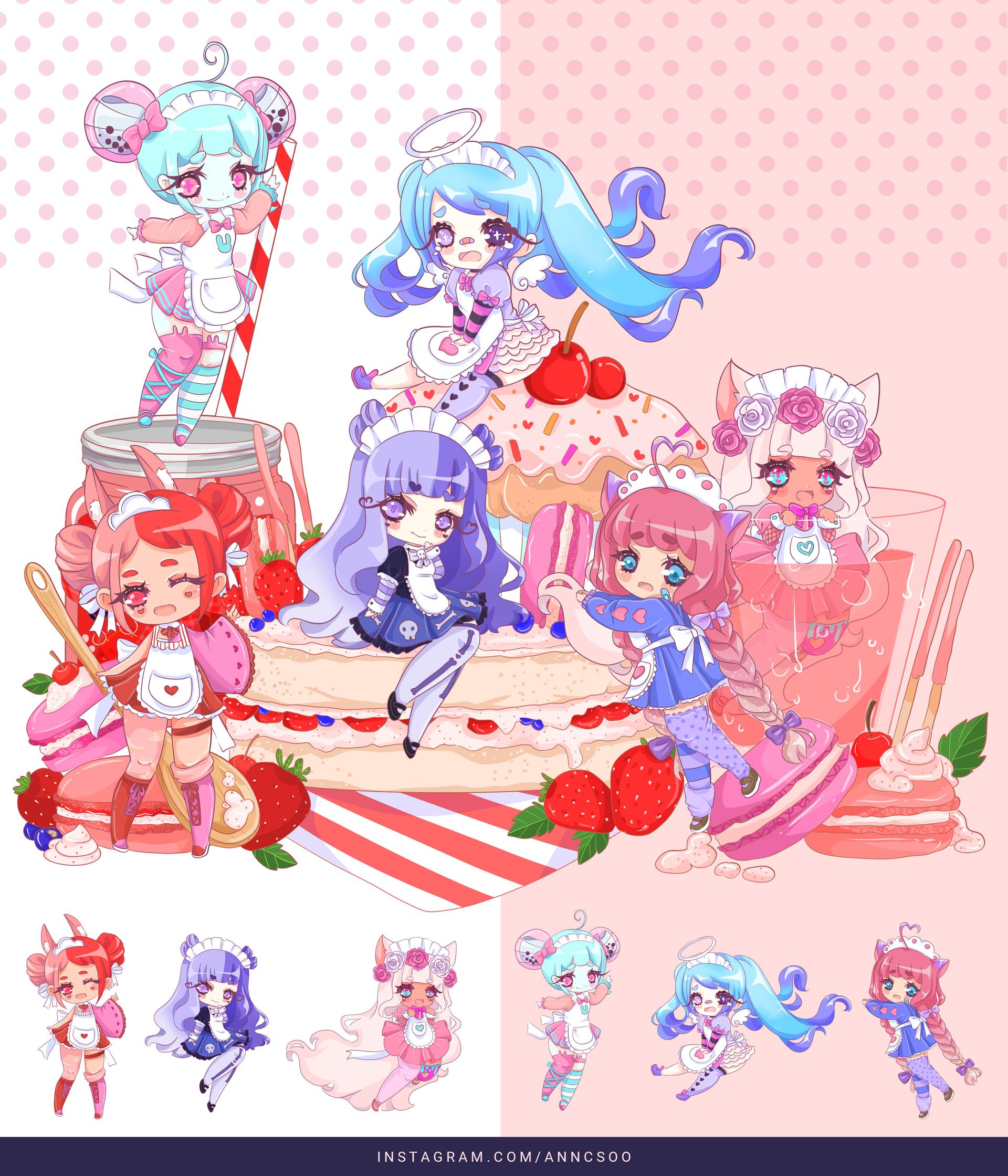 Chibi-Style Illustrations - Artists&Clients