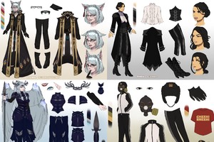Full Body Character Reference Sheet - Artists&Clients