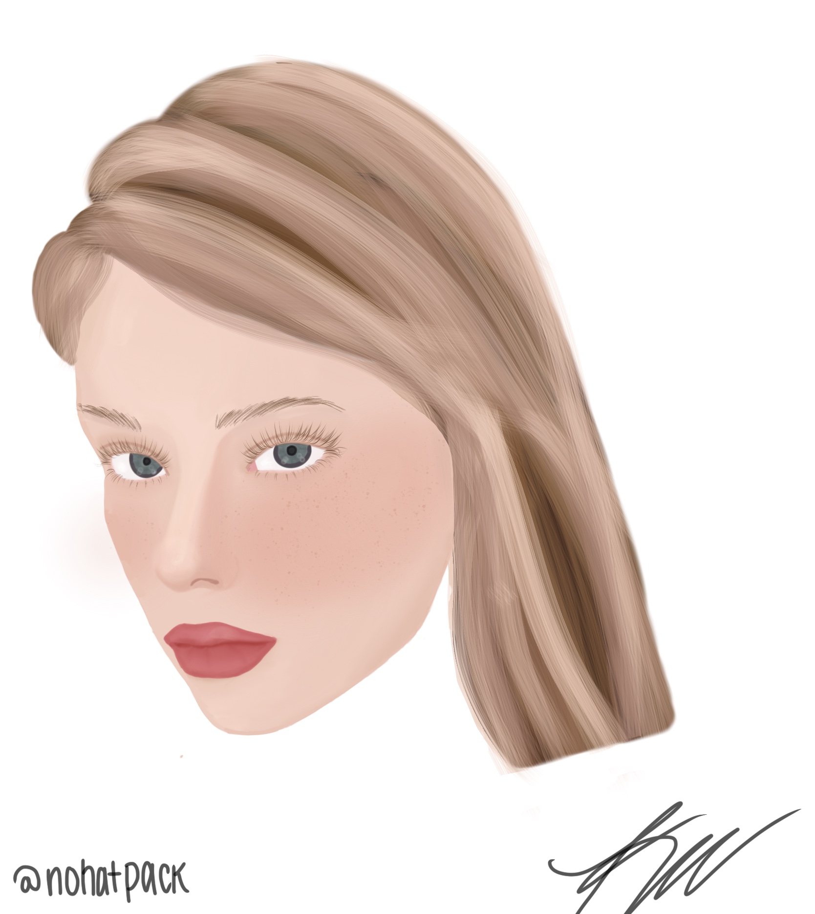 Digital Semi-Realism Portraits - Artists&Clients