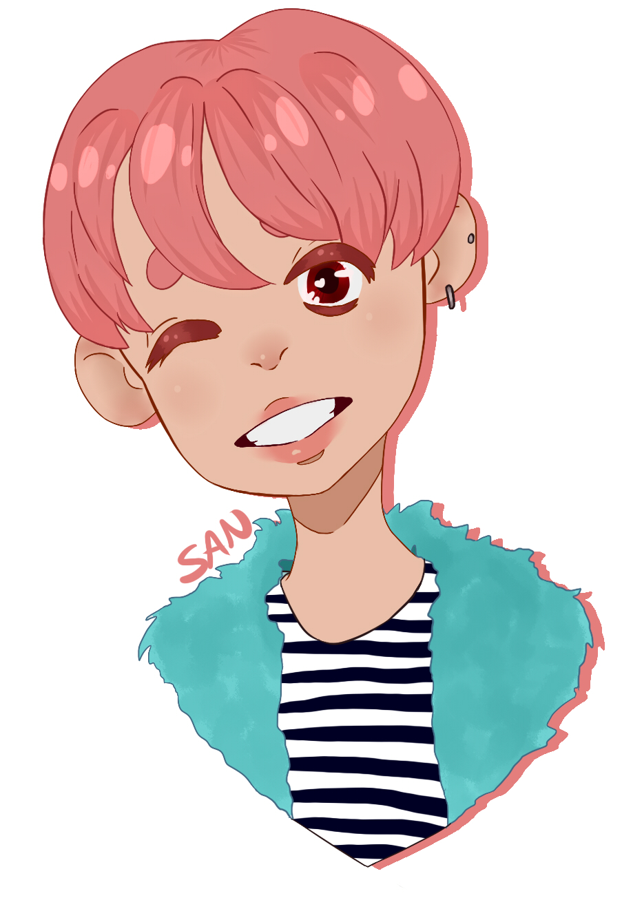 Full Color Chibi Bust - Artists&Clients