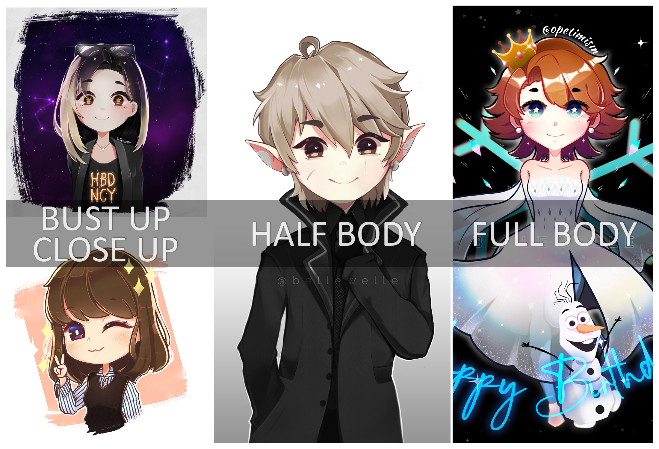 chibi colored - Artists&Clients