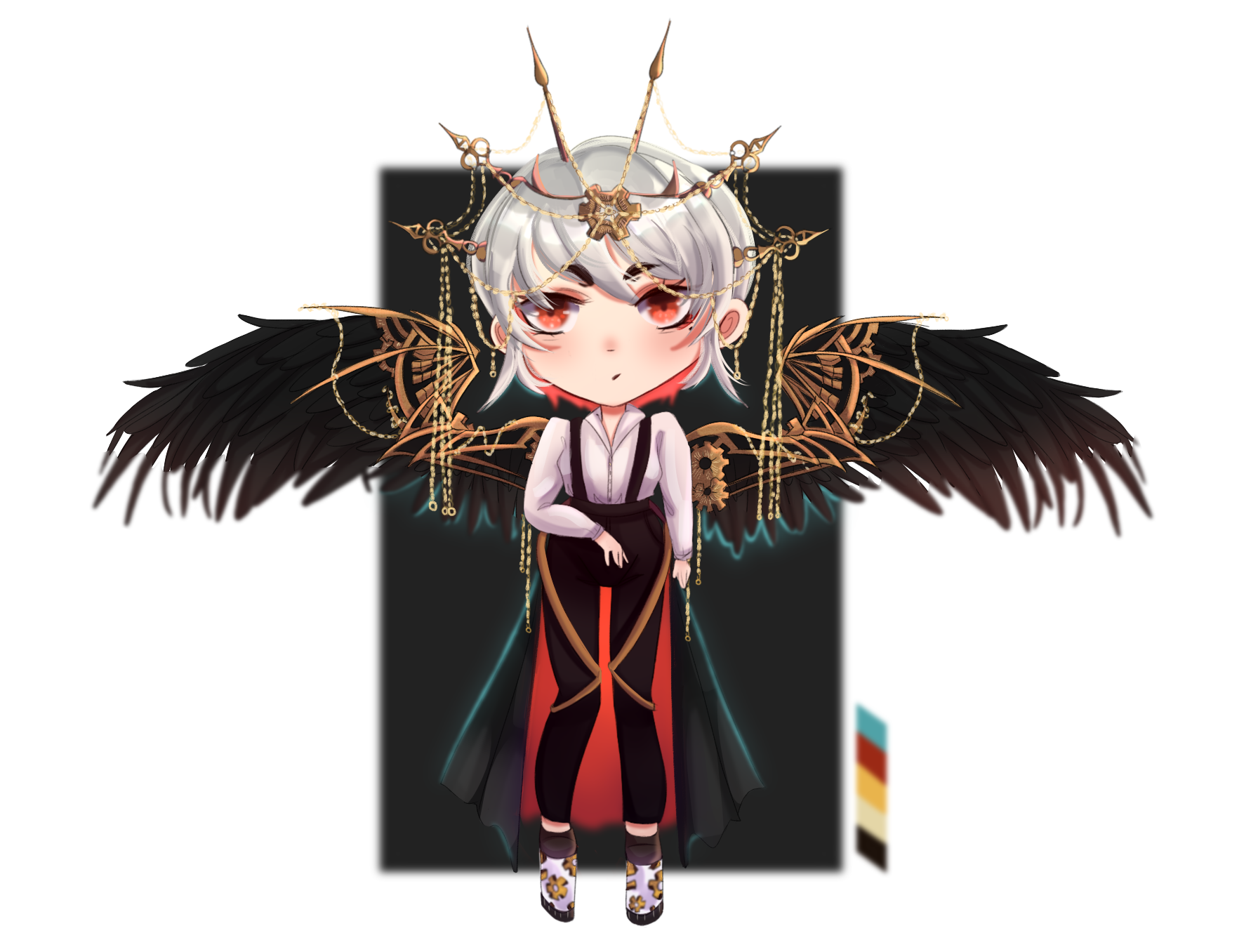 Full colored semi-chibi! - Artists&Clients