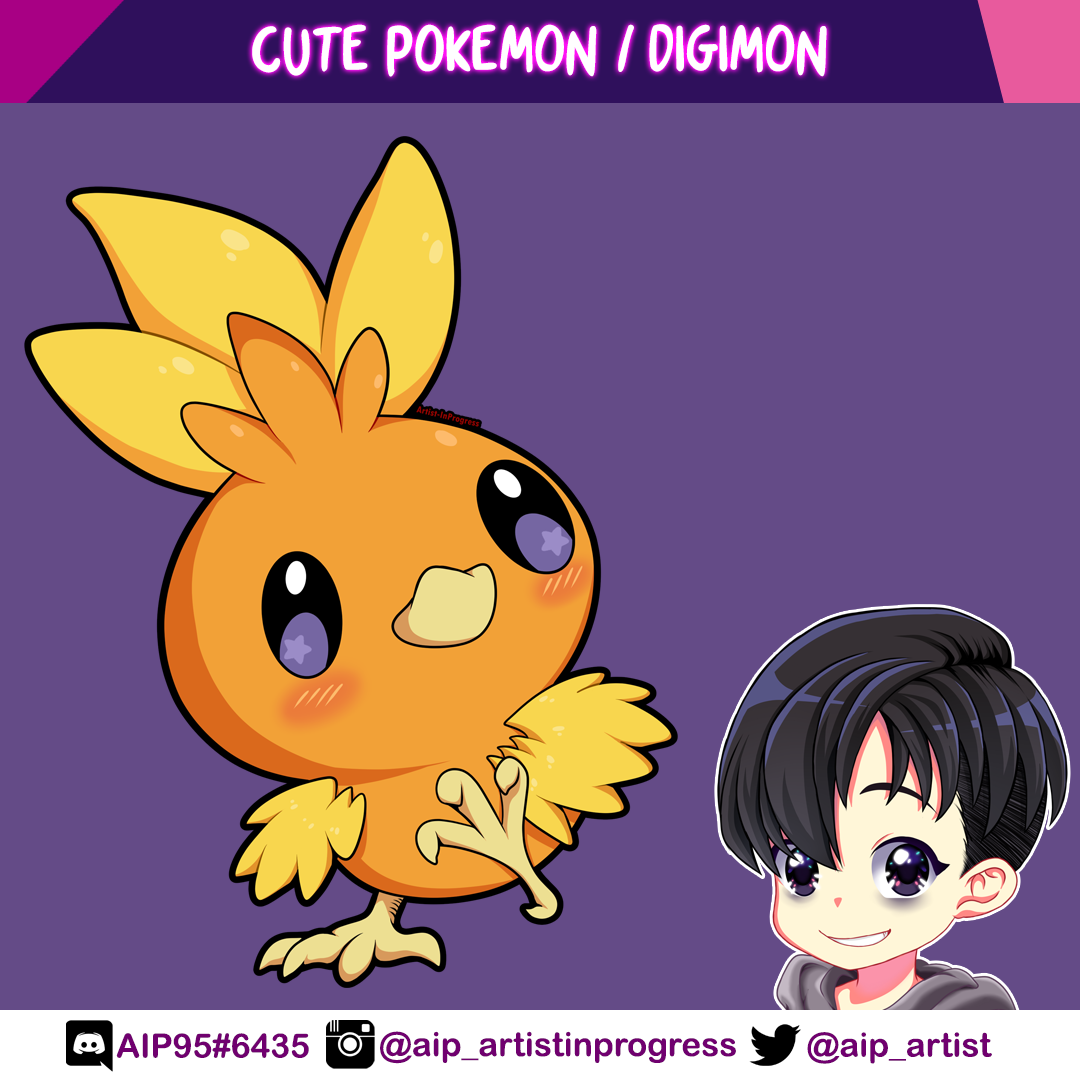 CUTE POKEMON / DIGIMON - Artists&Clients
