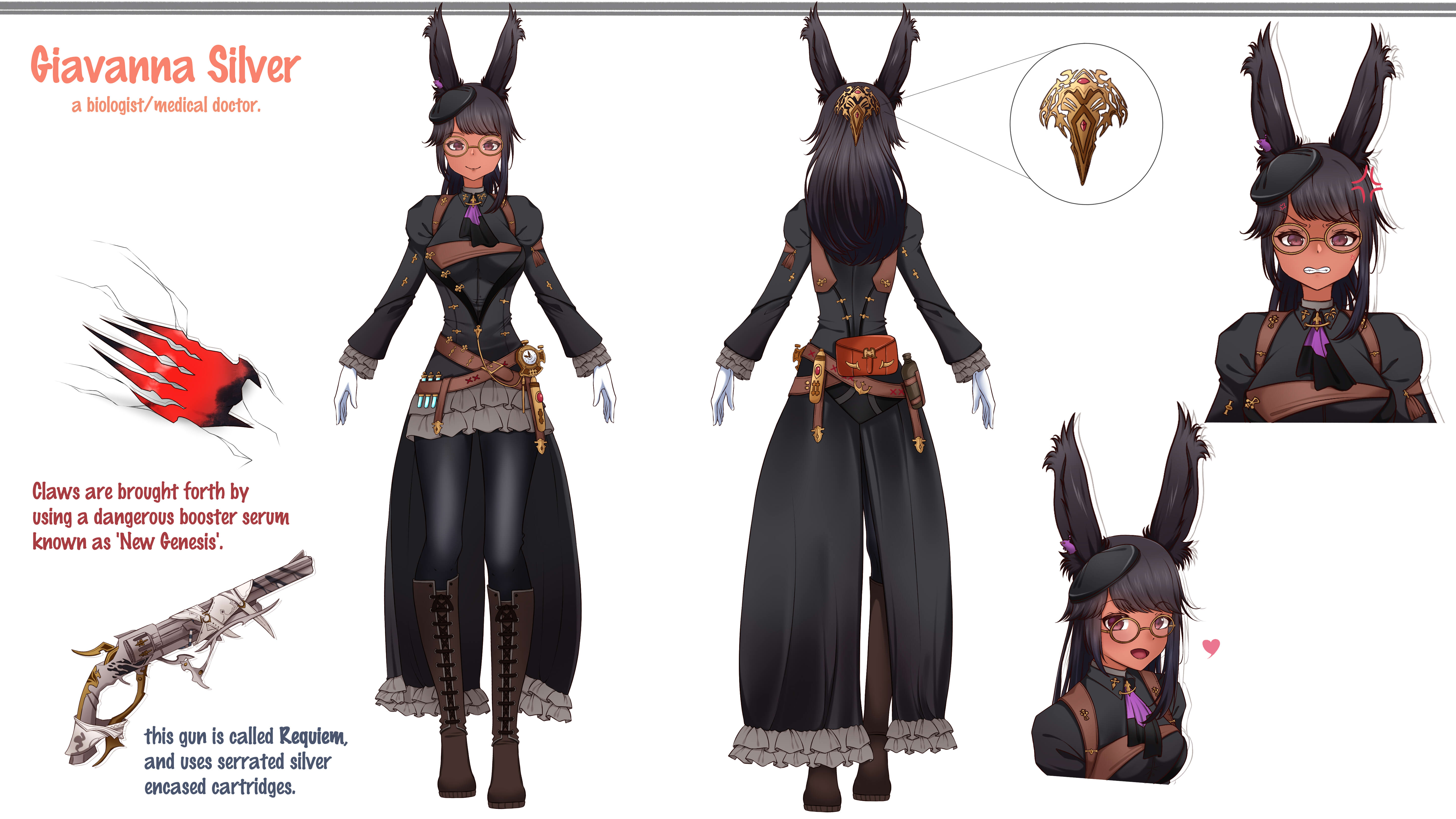 Reference Sheet in Anime Style - Artists&Clients