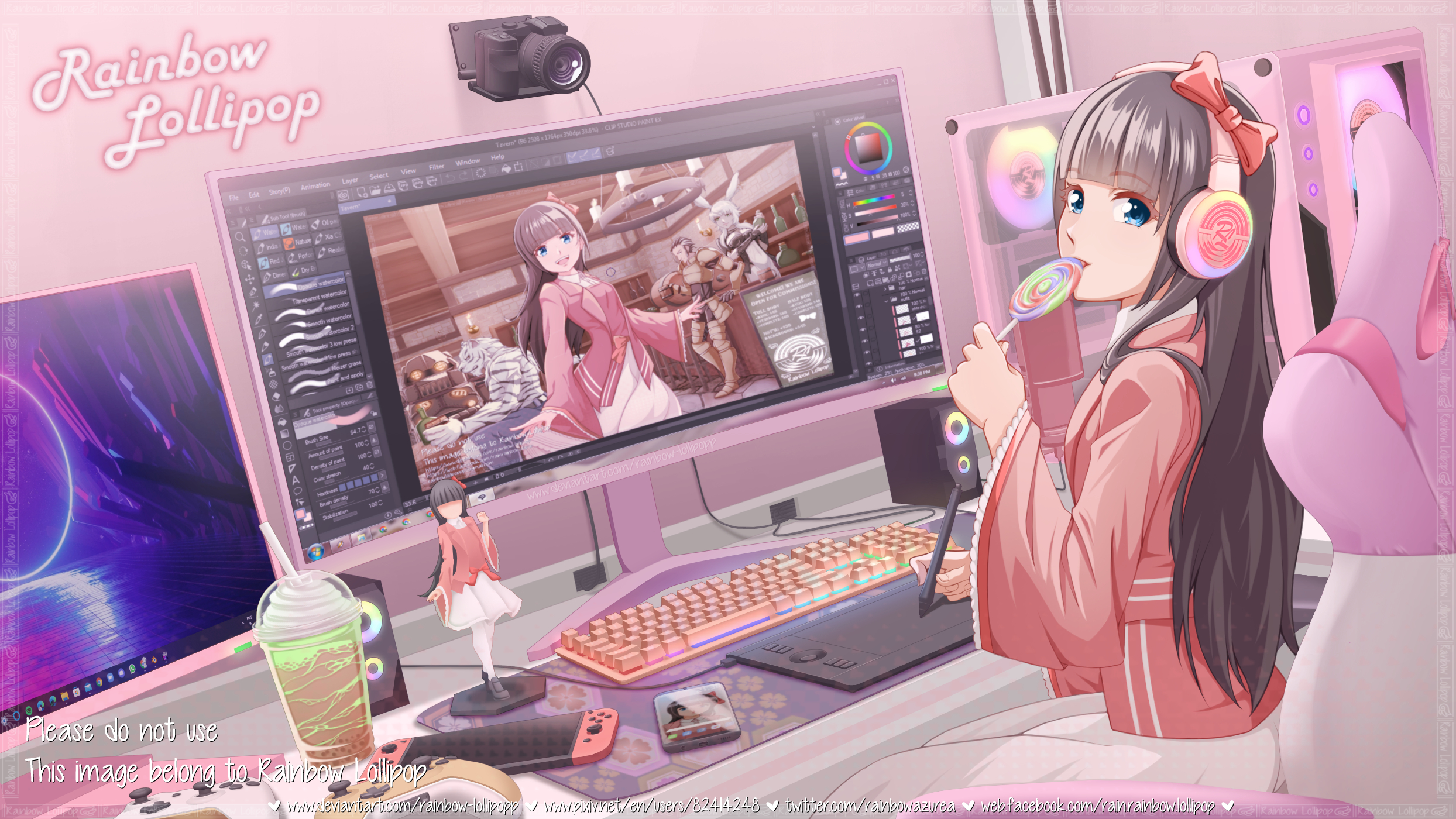 Half Body Anime Commission - Artists&Clients