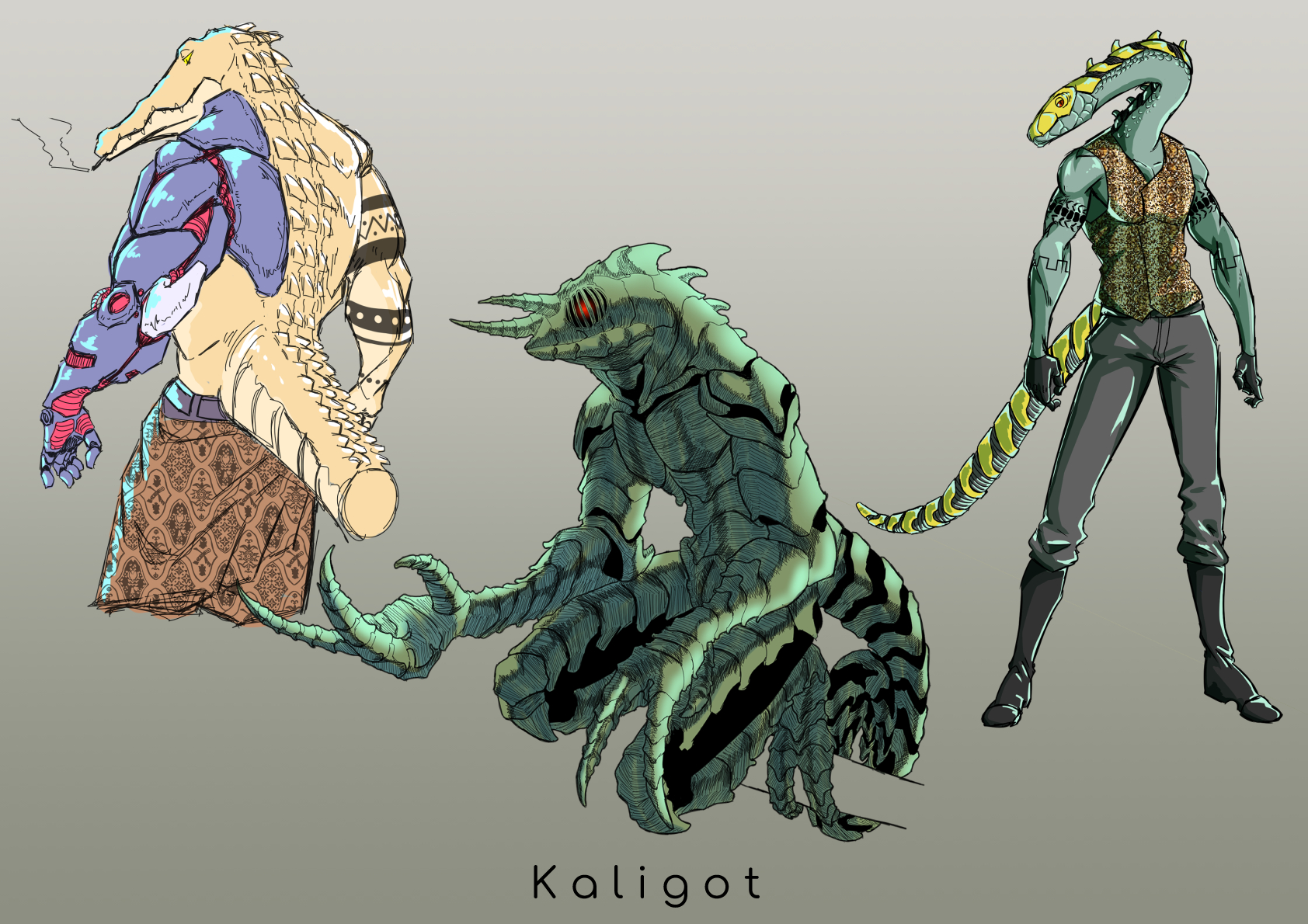 Humanoid And Creature/Monster Design - Artists&Clients