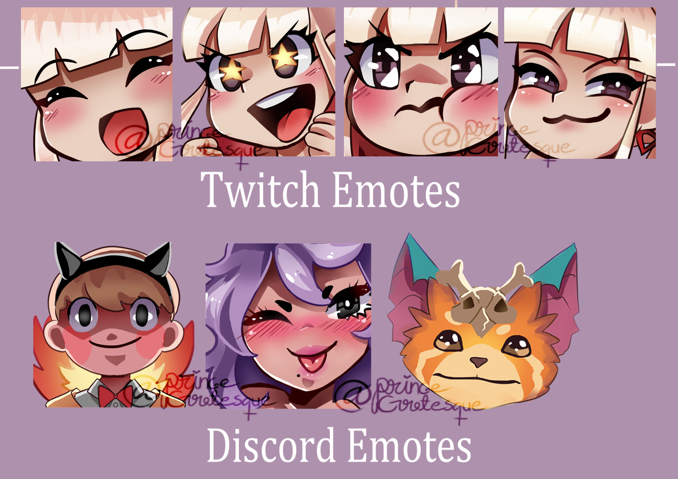 Twitch Emotes - Artists&Clients