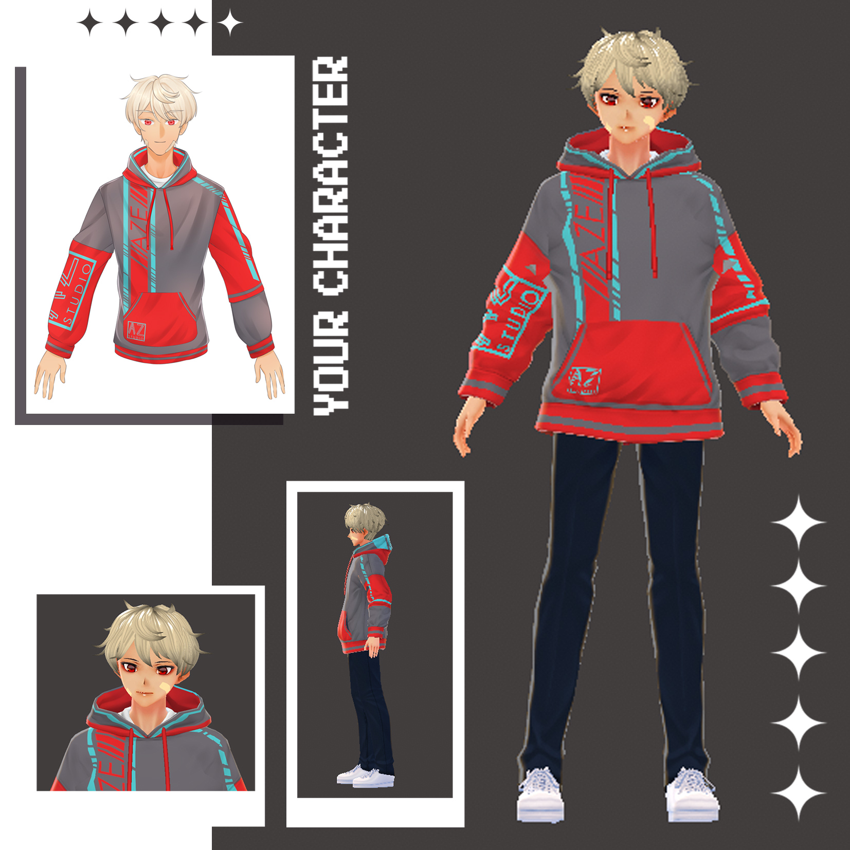 Create vroid character for vtuber - Artists&Clients