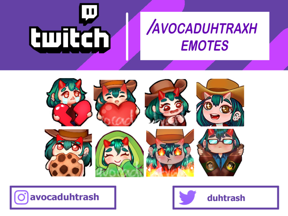 TWITCH EMOTES - Artists&Clients