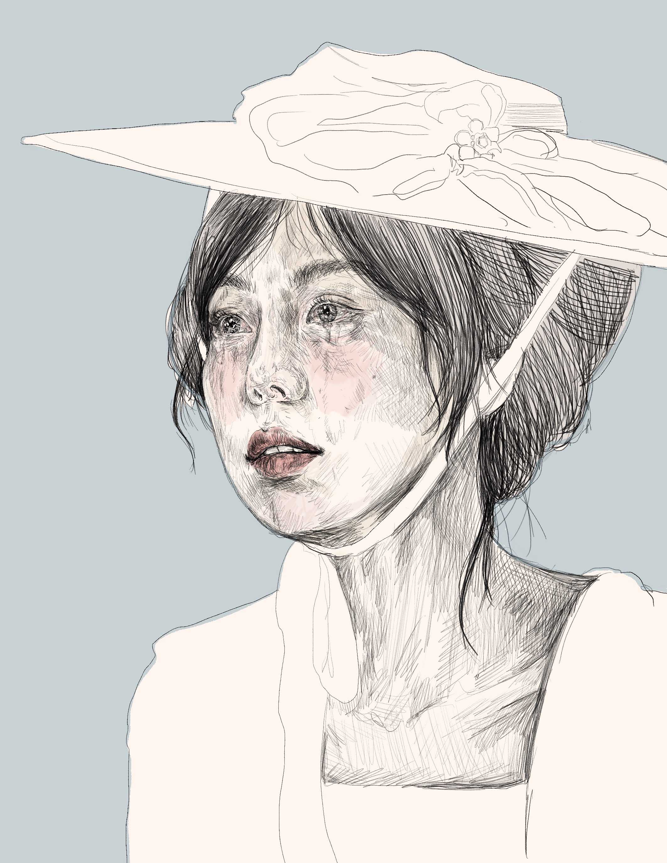 portrait, illustration, complex, drawing - Artists&Clients