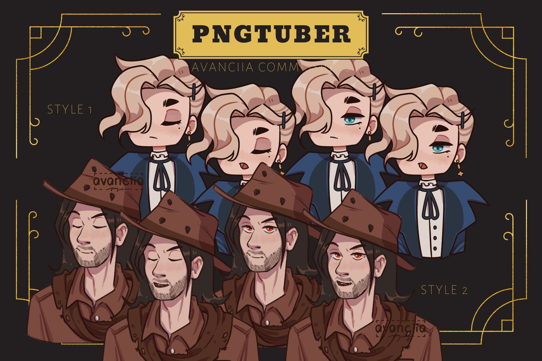 PNGtuber sprites - Artists&Clients