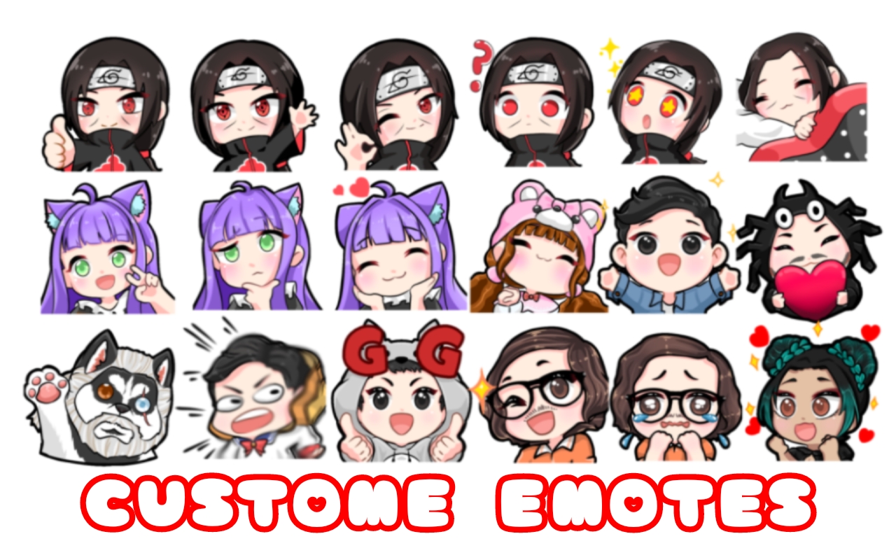 CUSTOME EMOTES - Artists&Clients