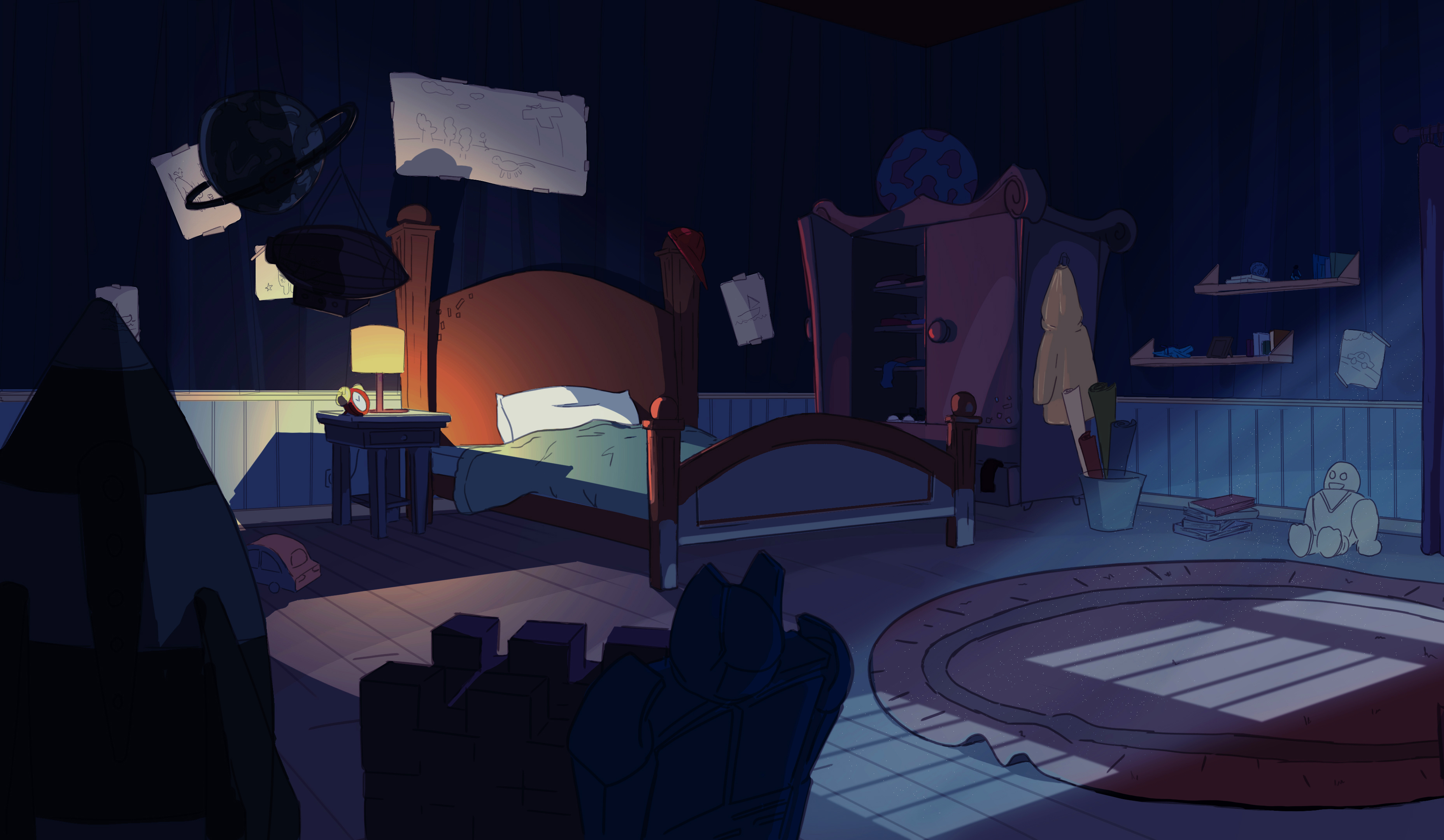 Cel-shaded 2D Background - Artists&Clients