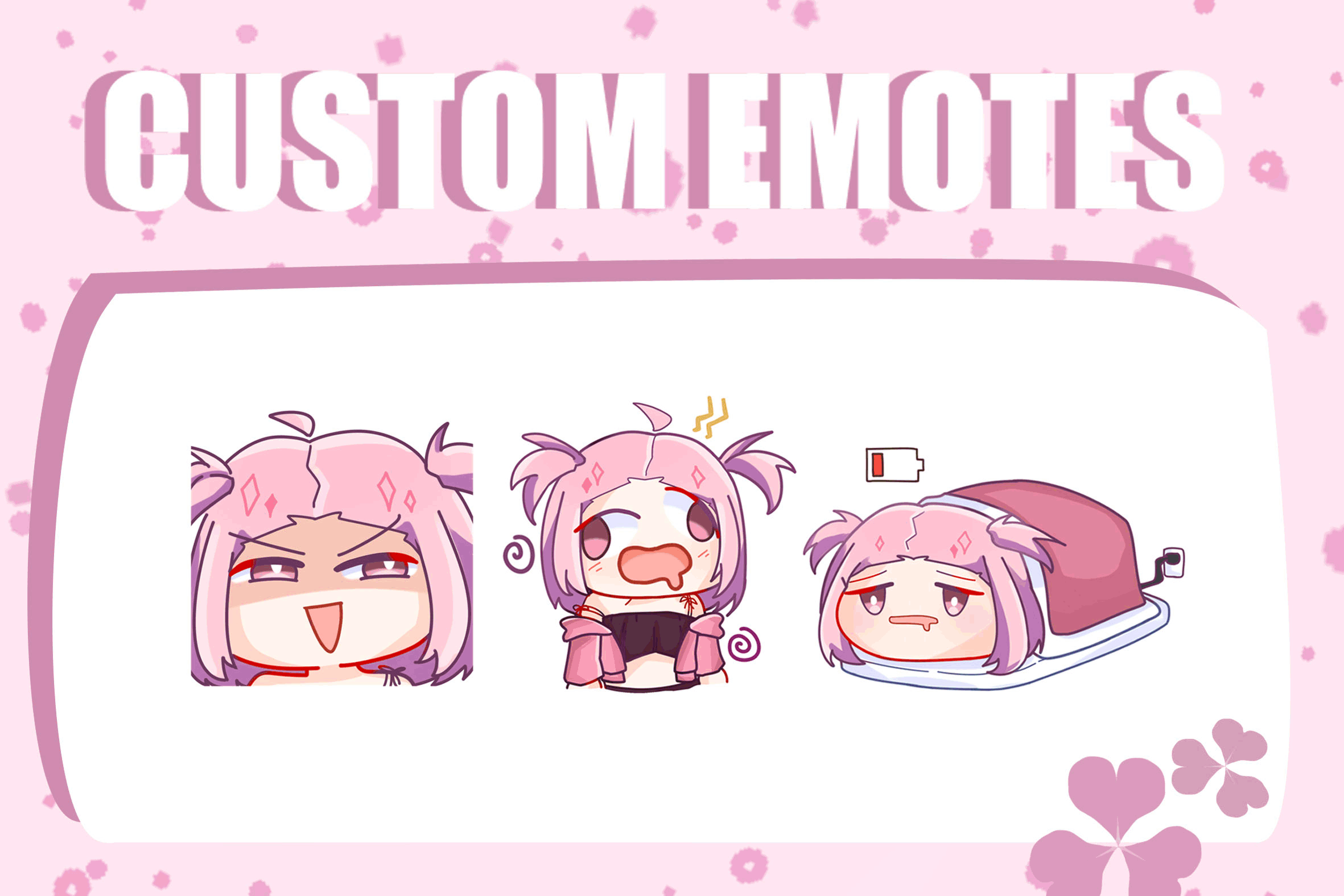 Chibi Stickers/Emotes - Artists&Clients