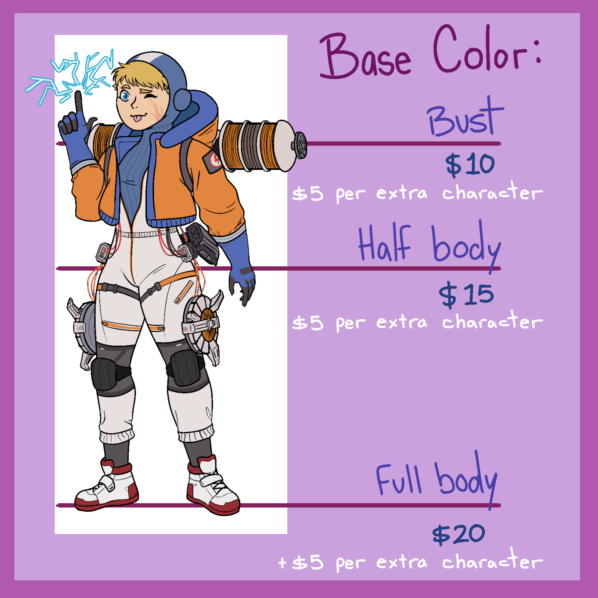 Base Colored Lineart - Artists&Clients