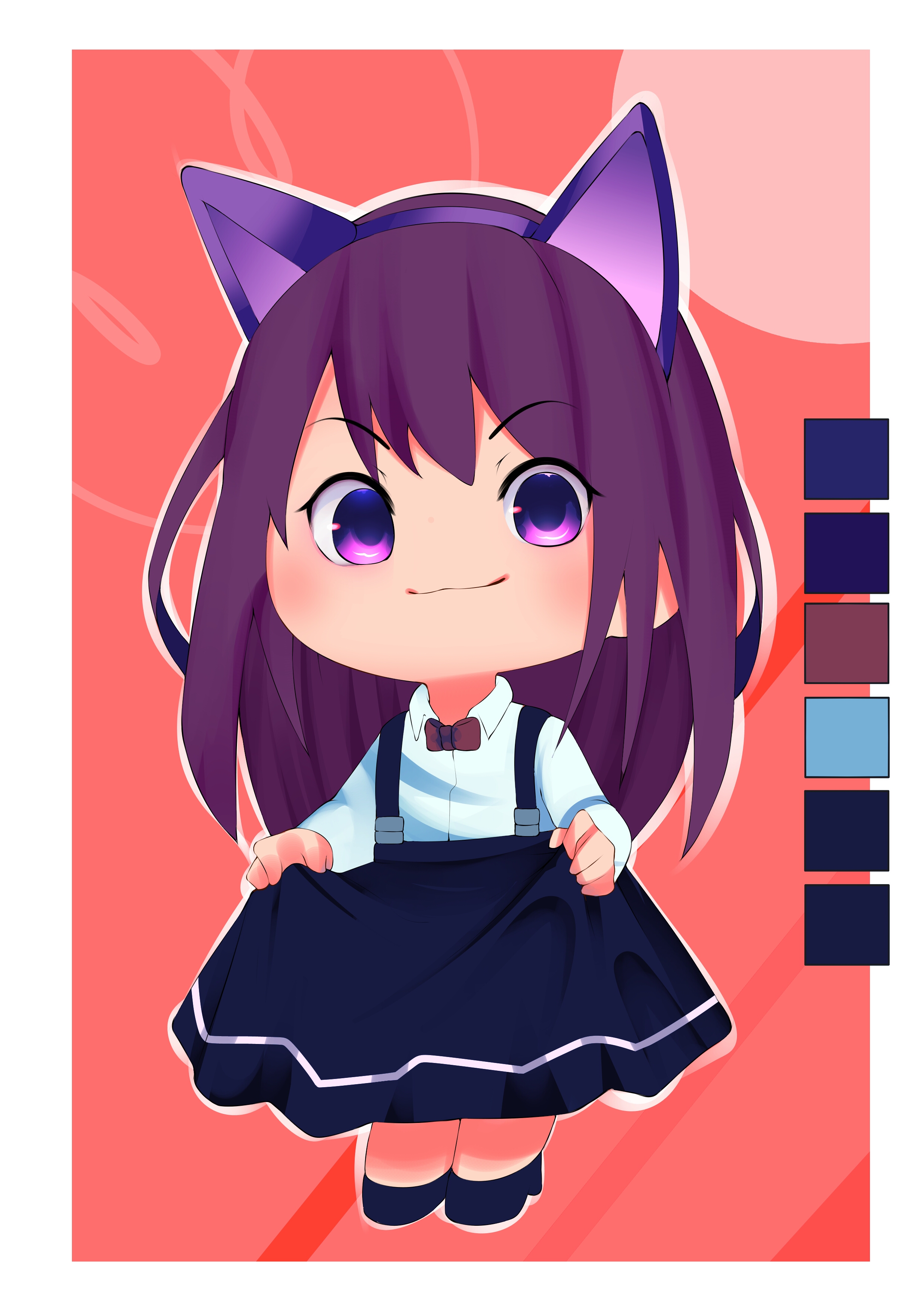 Colored Chibi Fullbody - Artists&Clients
