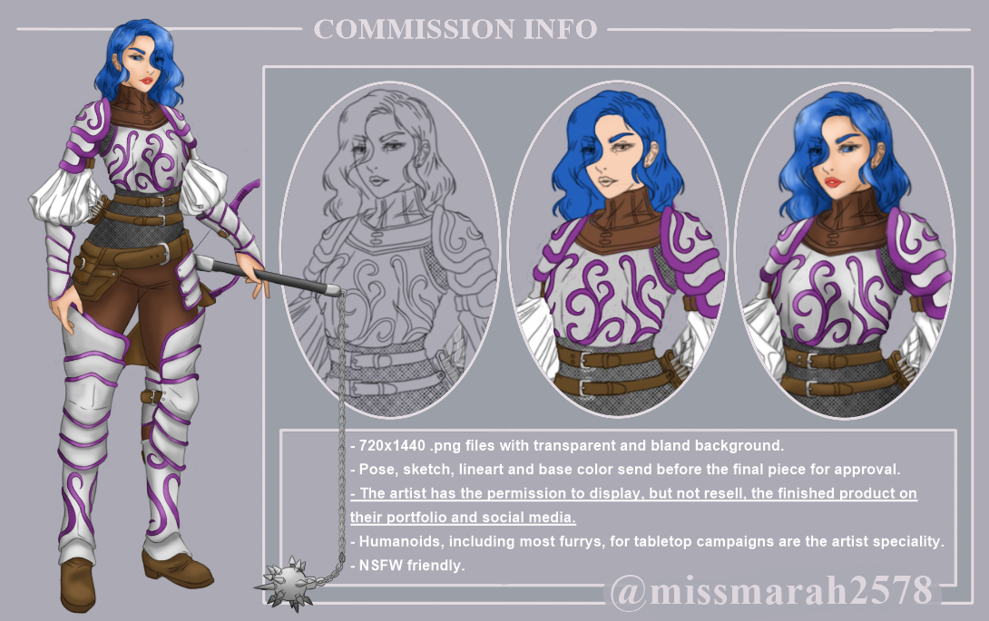 Full Body Colored Custom Character - Artists&Clients