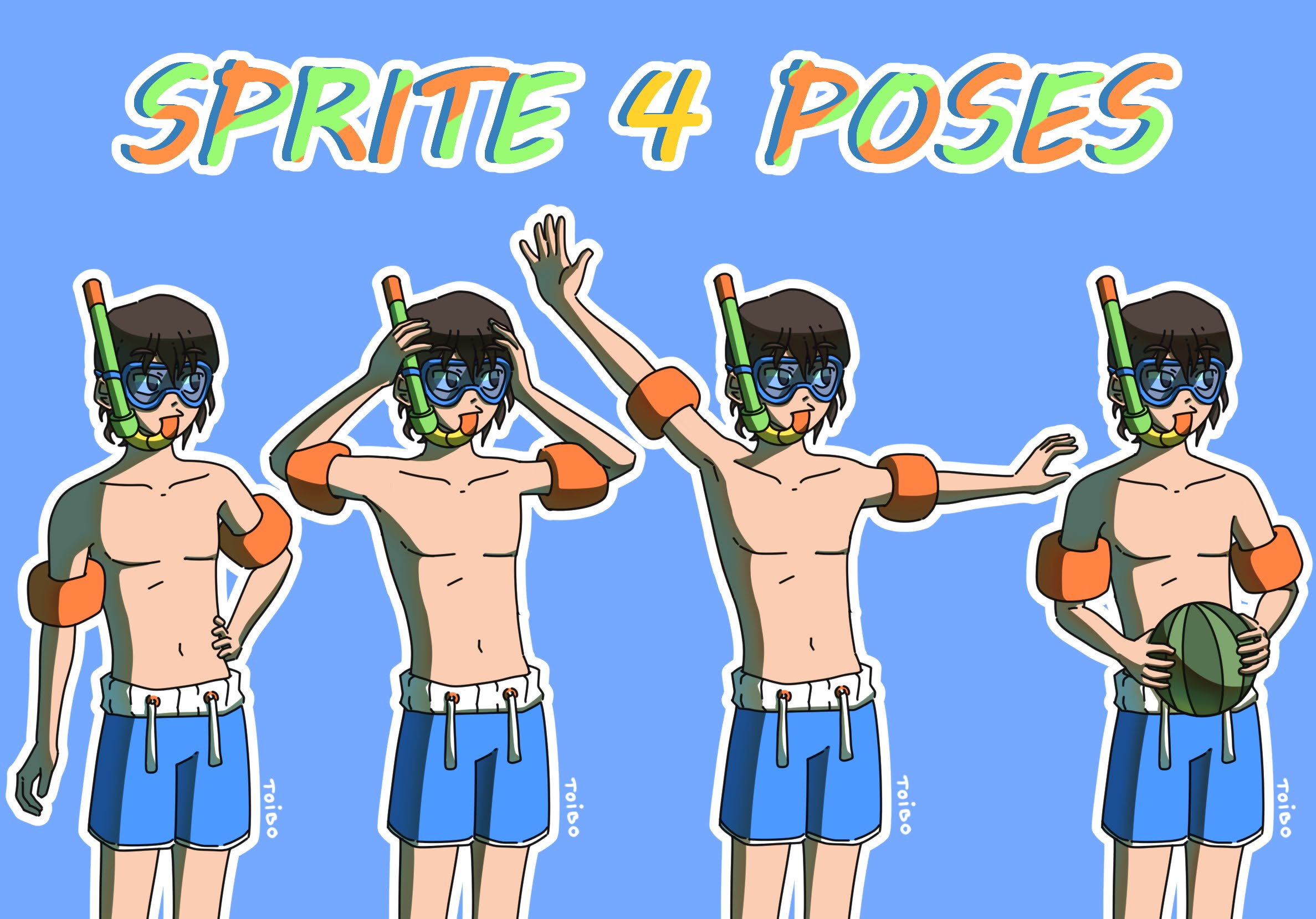 Sprite 4 poses - Artists&Clients