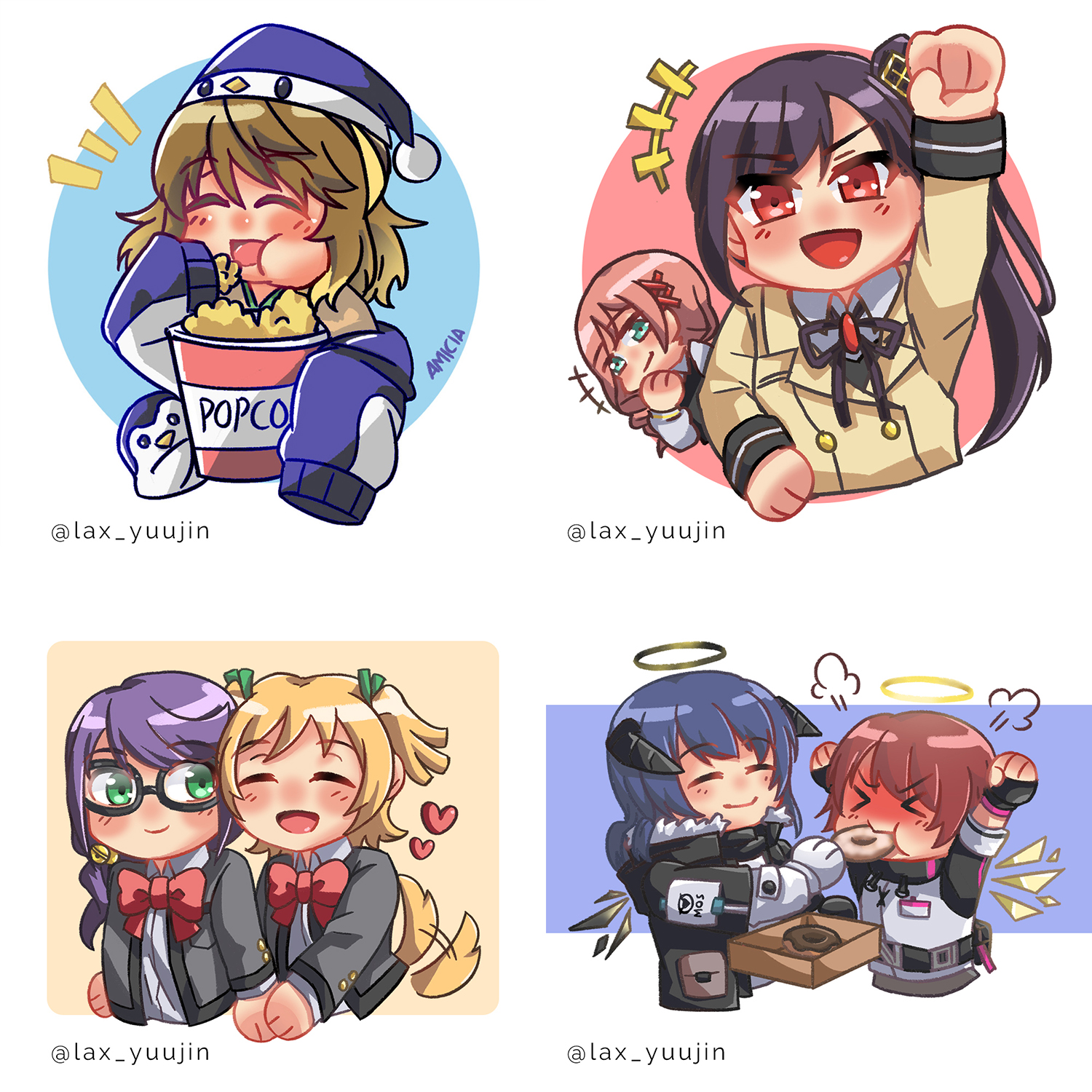 Halfbody SD Chibi Anime - Artists&Clients