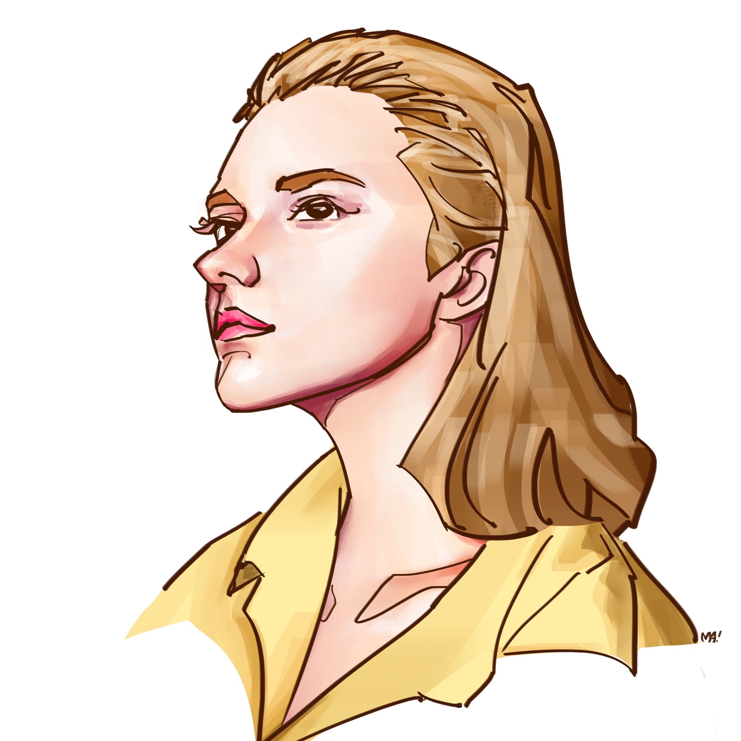 semi realistic comic style portrait - Artists&Clients