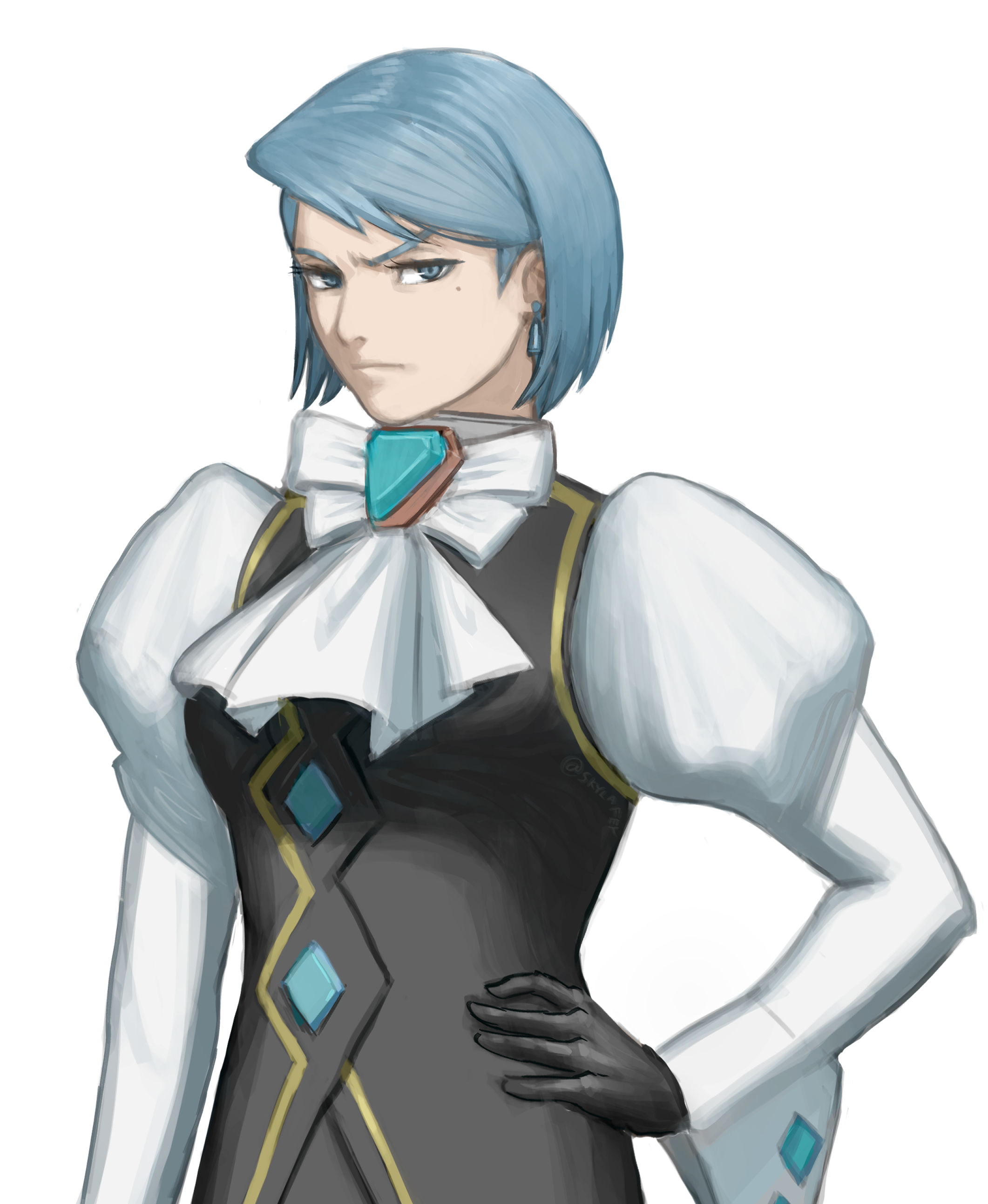 Half body anime style illustration - Artists&Clients