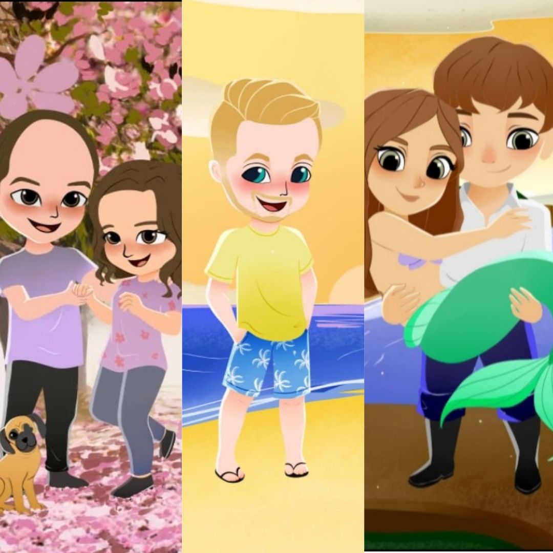 chibi couple disney - Artists&Clients