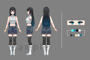 (Full Body) chibi vtuber model design - Artists&Clients