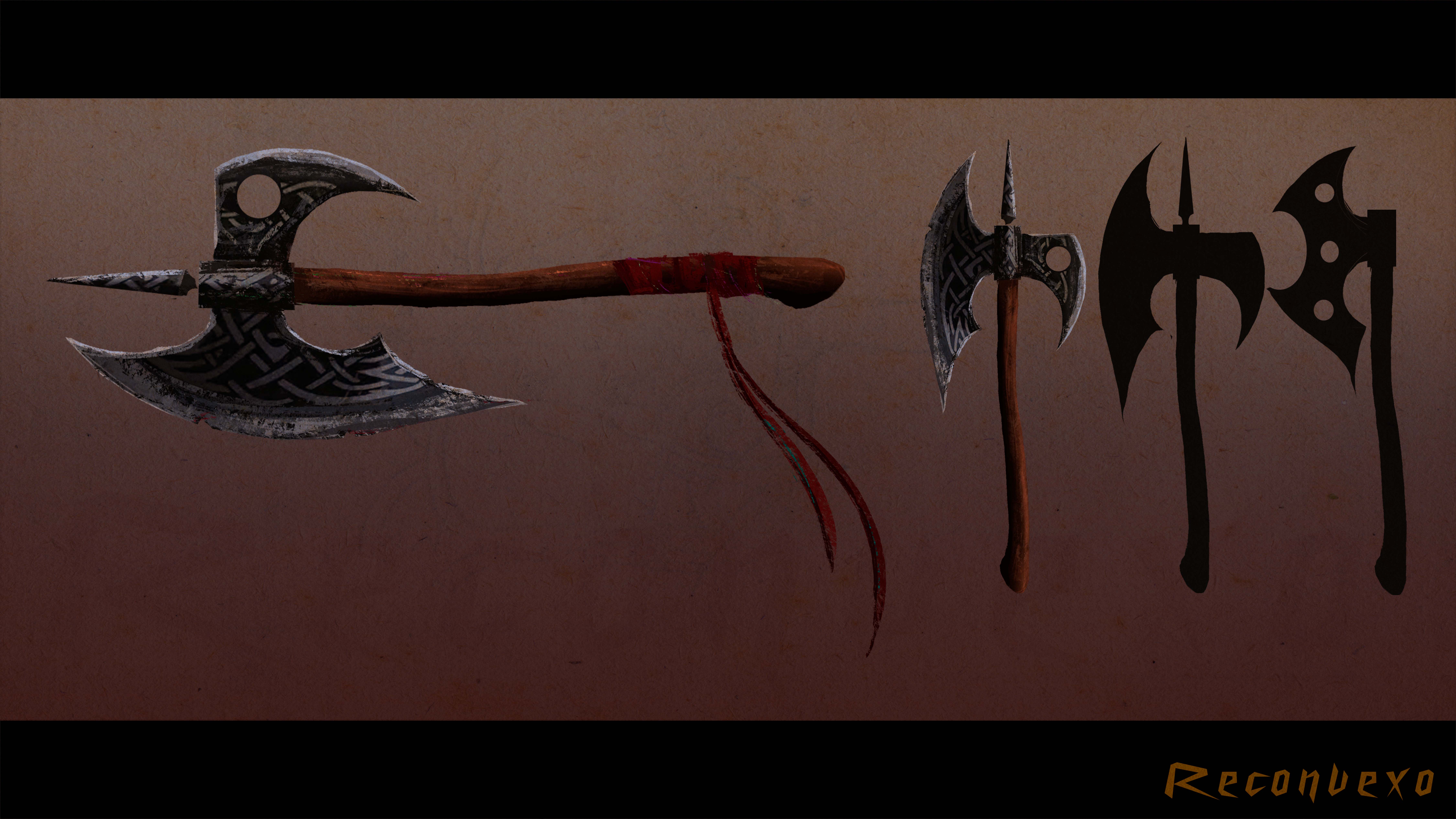 Fantastic-Medieval Weapon Concept - Artists&Clients