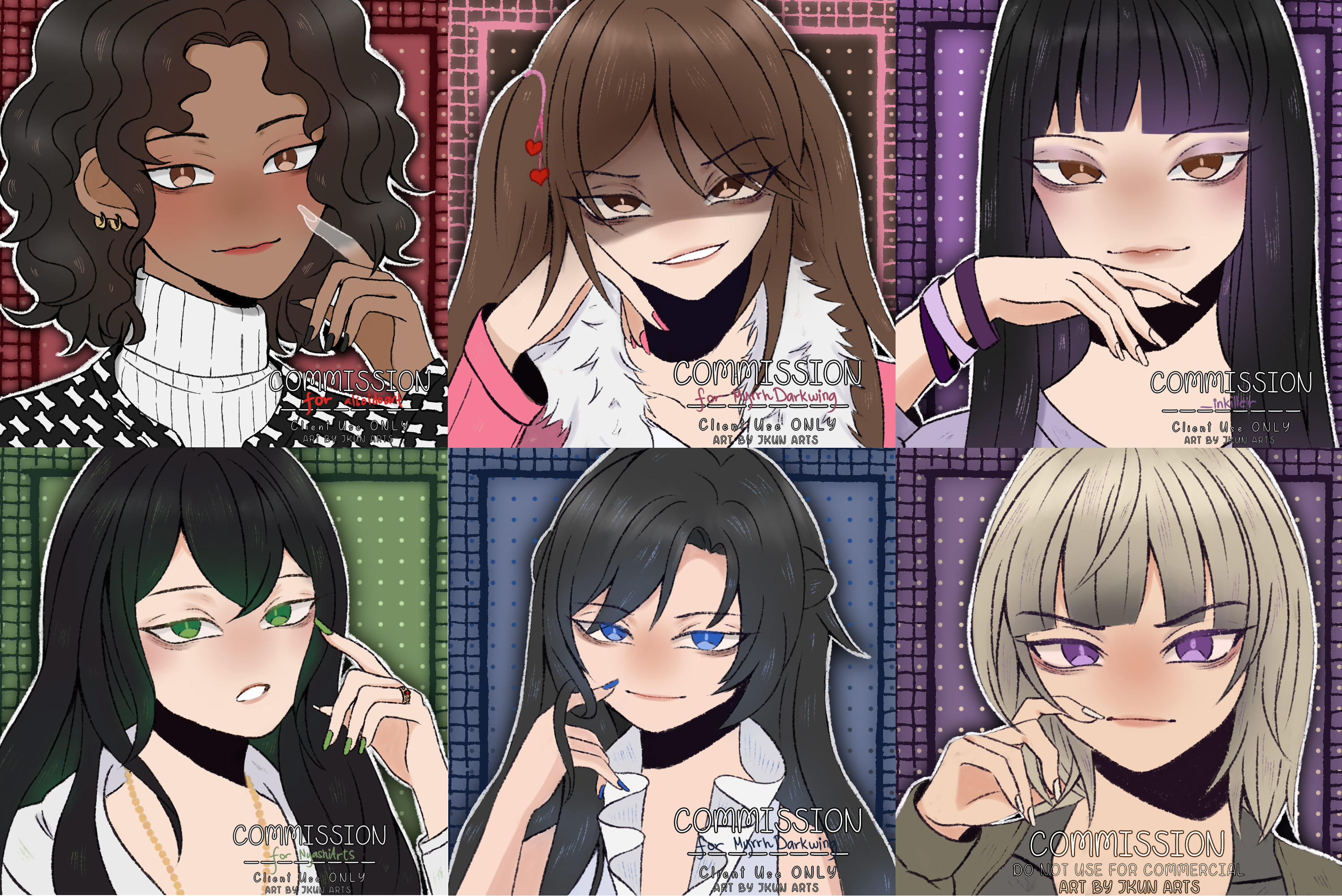 Aesthetic Yandere Style [colored sketch] - Artists&Clients