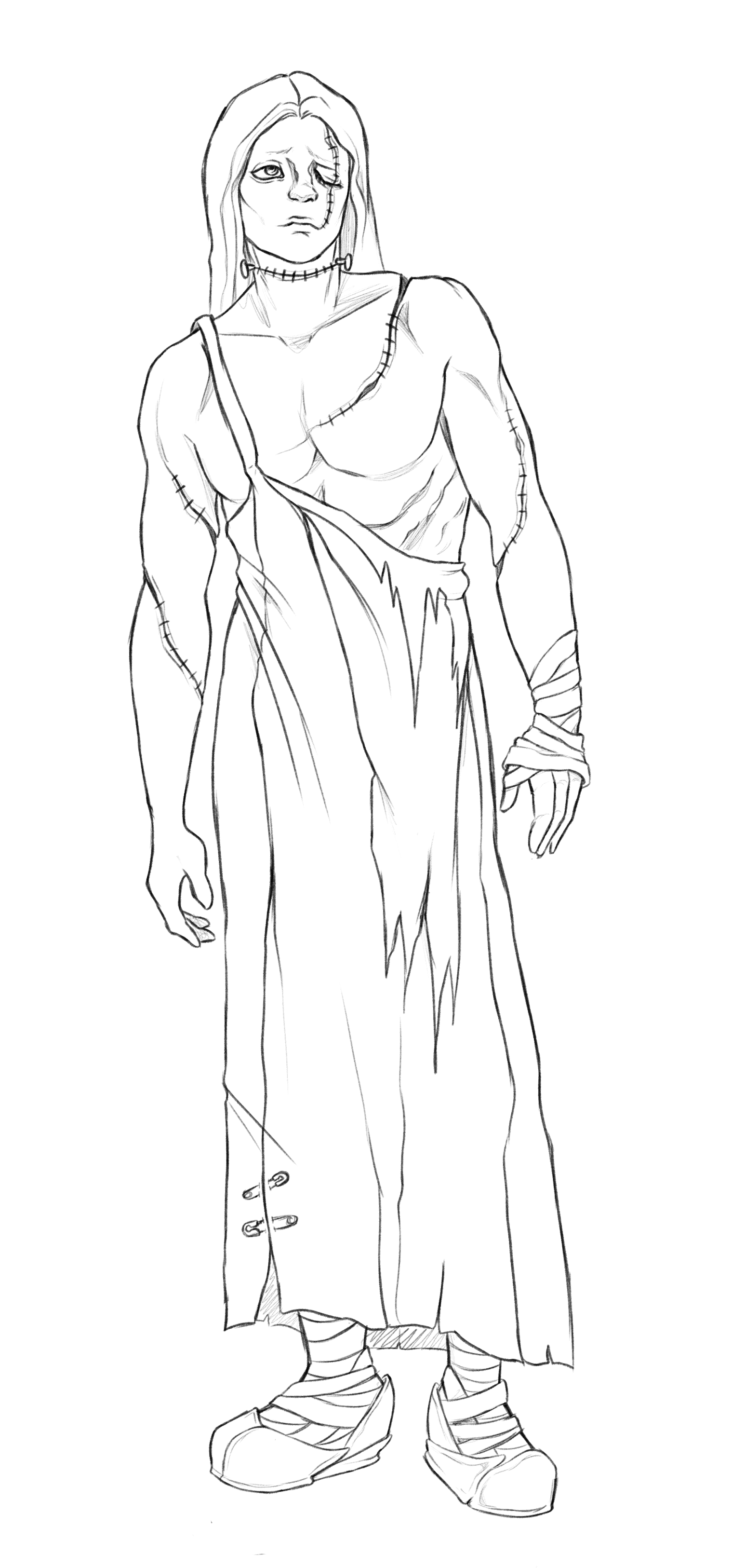 Full body- uncolored - Artists&Clients