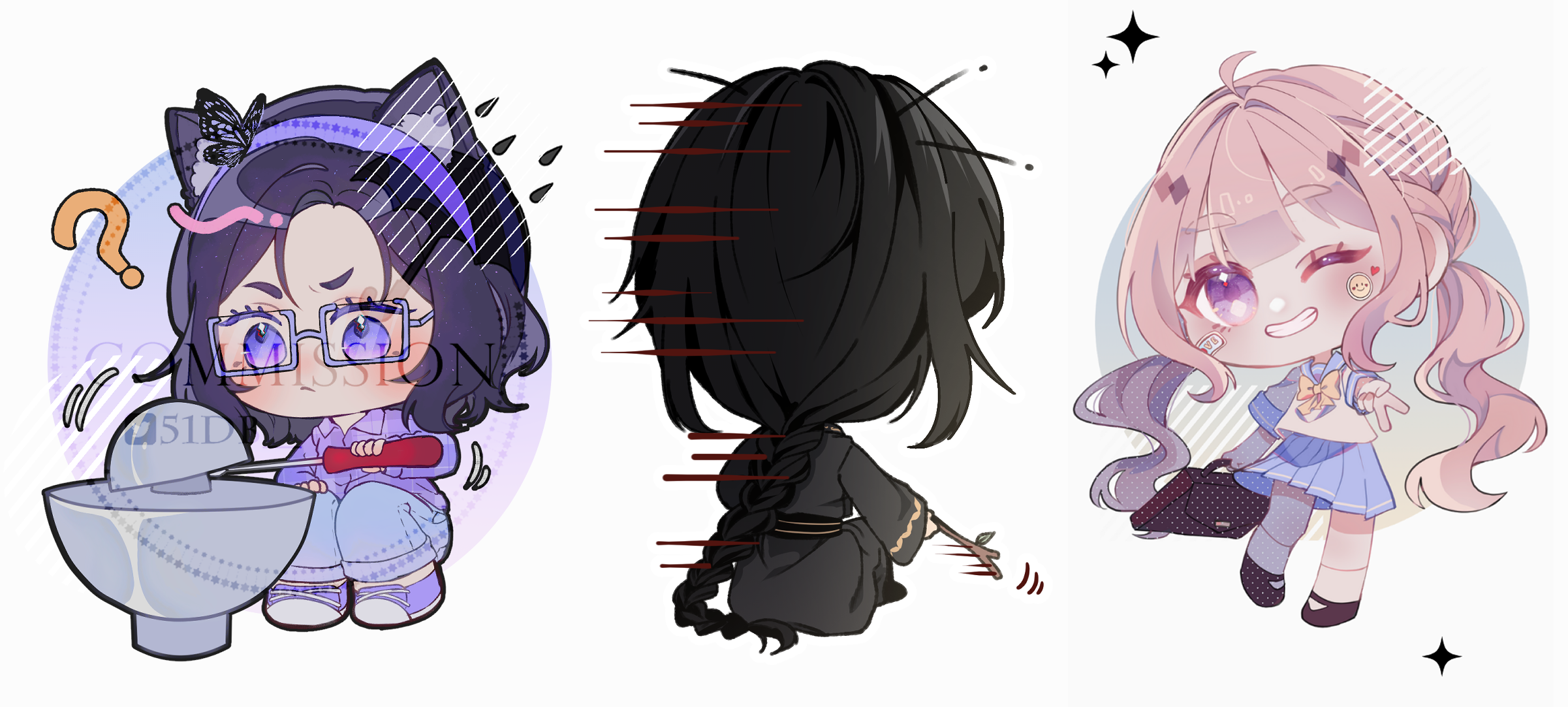 Cute Colored Chibi - Artists&Clients