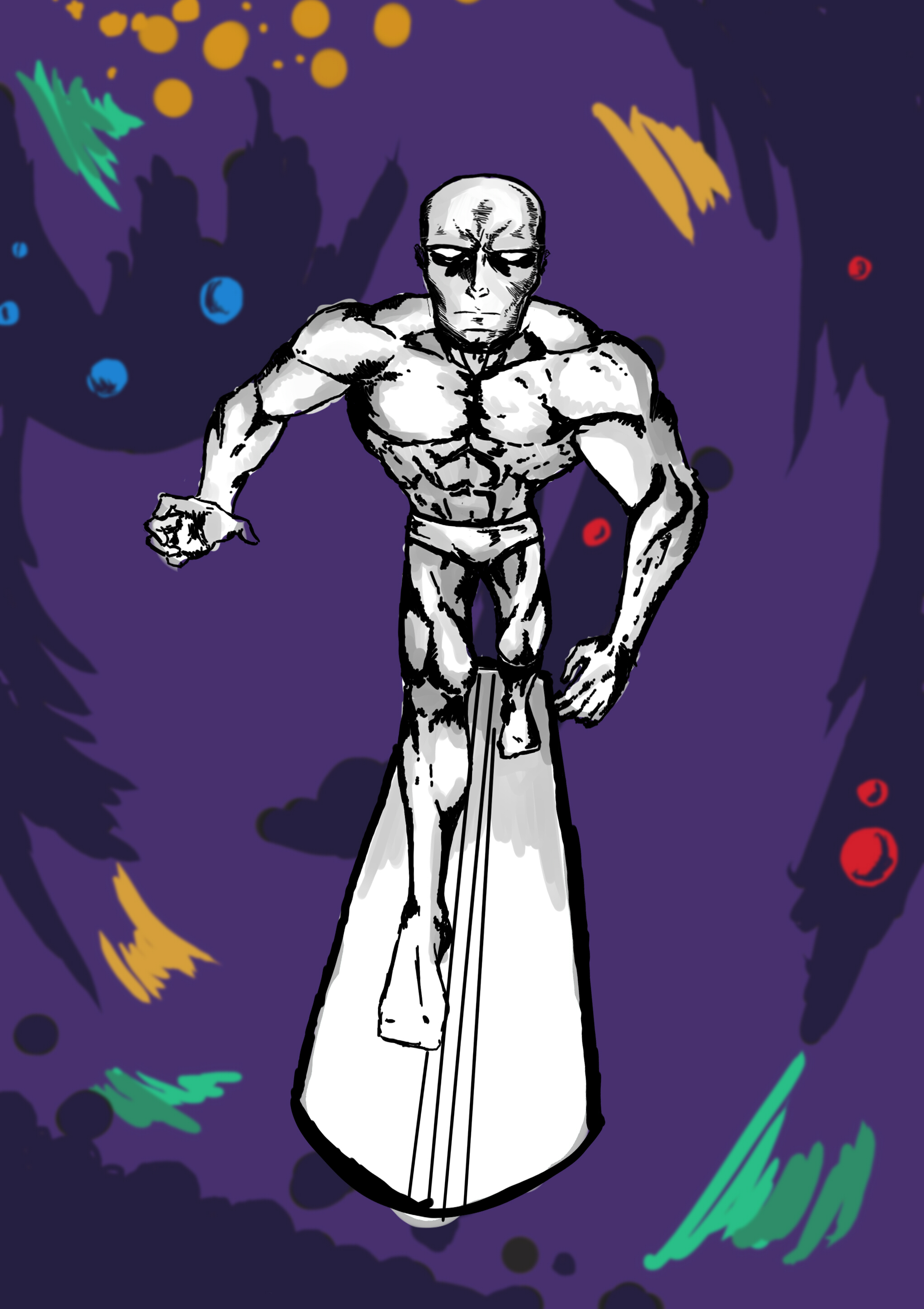 Colored full body drawing - Artists&Clients