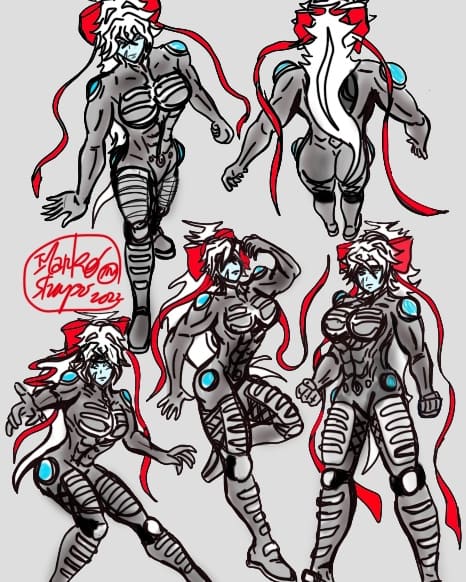 Character poses and perspective - Artists&Clients