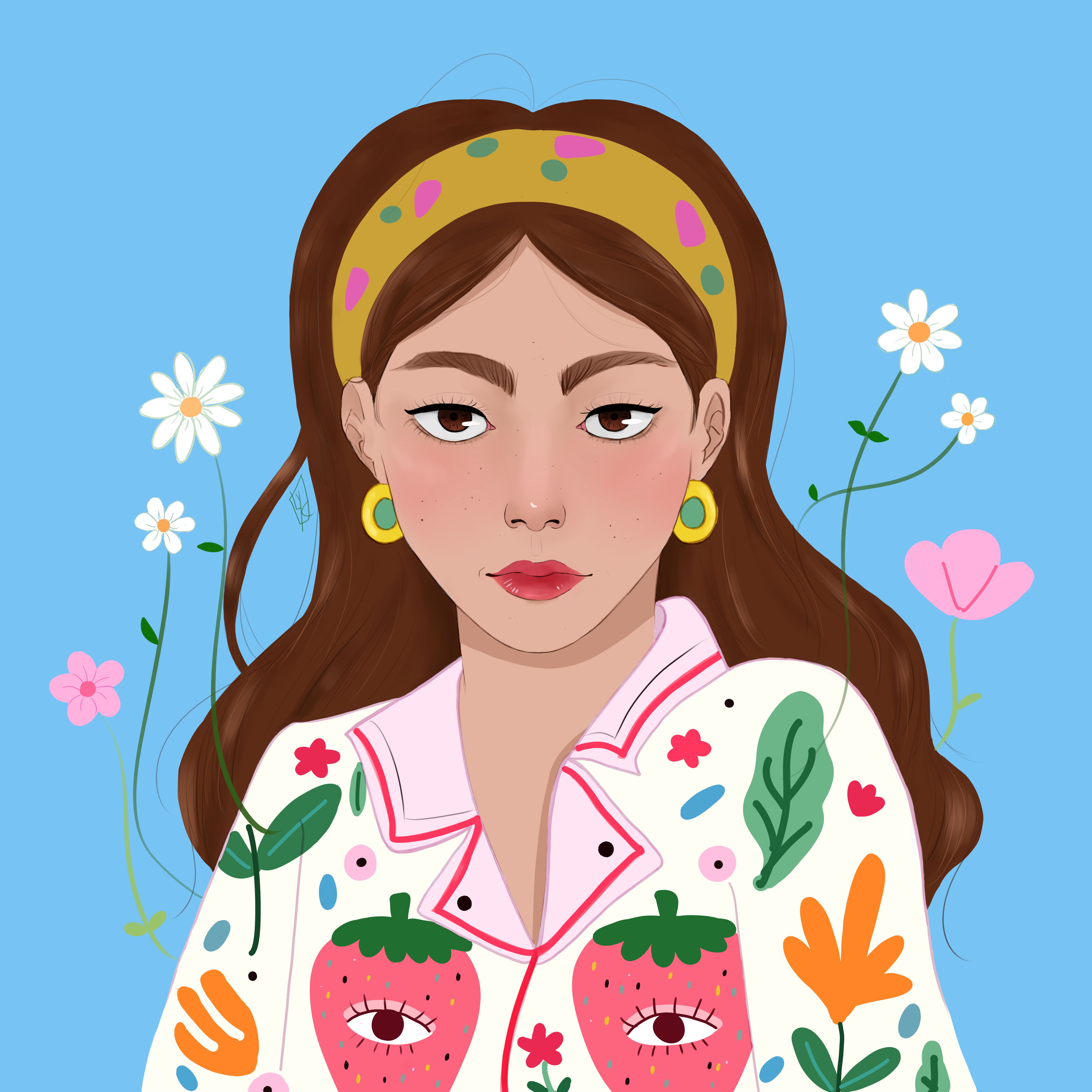 Colored bust - Artists&Clients