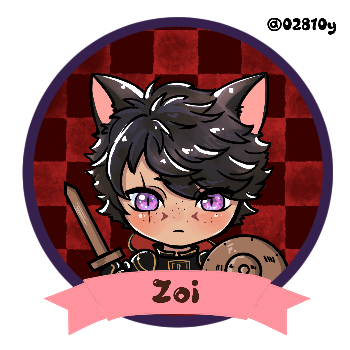 Full colored Anime Chibi Profile - Artists&Clients