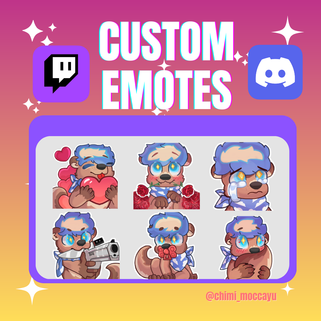ADORABLE CUSTOM EMOTES - Artists&Clients