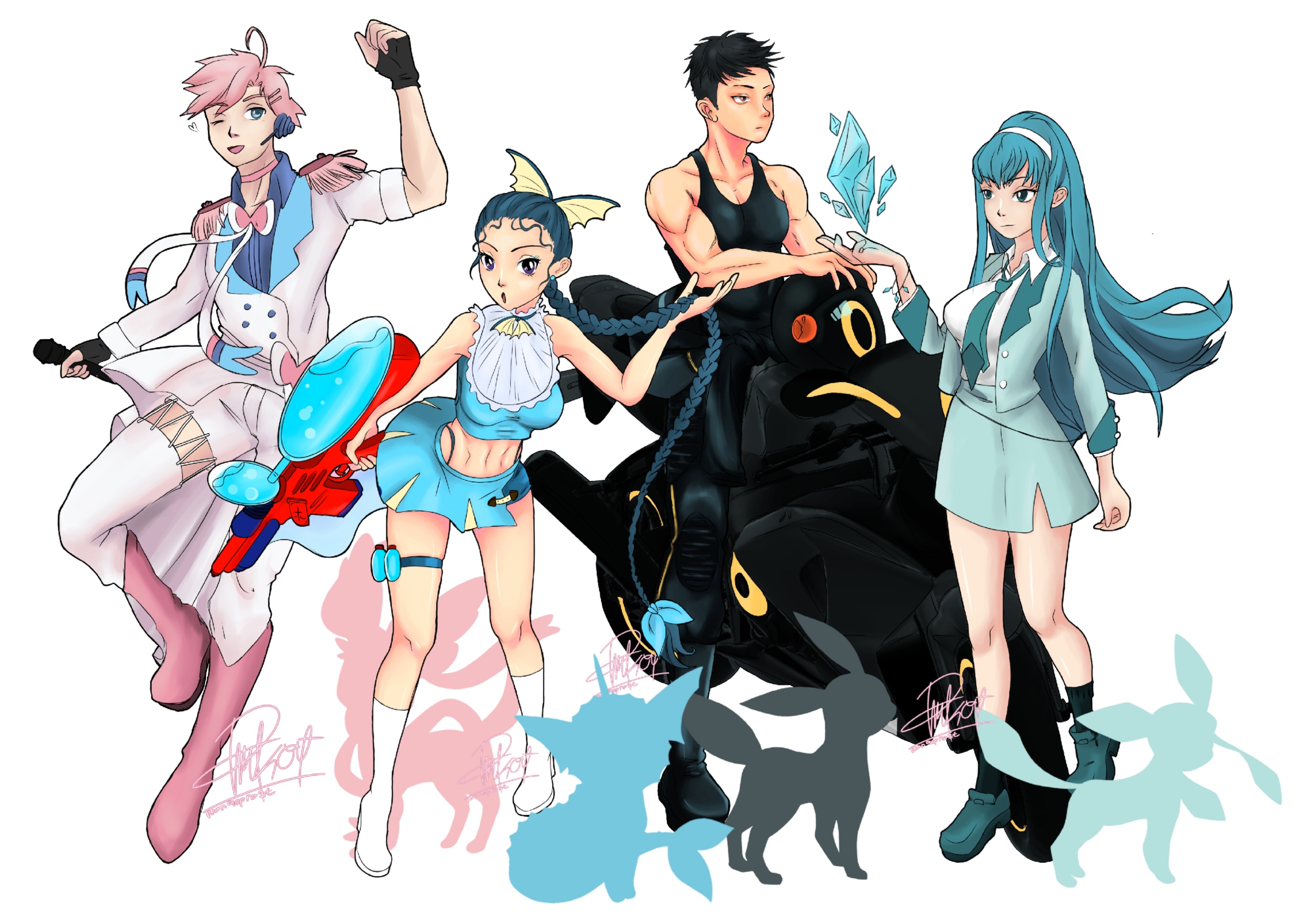 Colored anime style draw - Artists&Clients