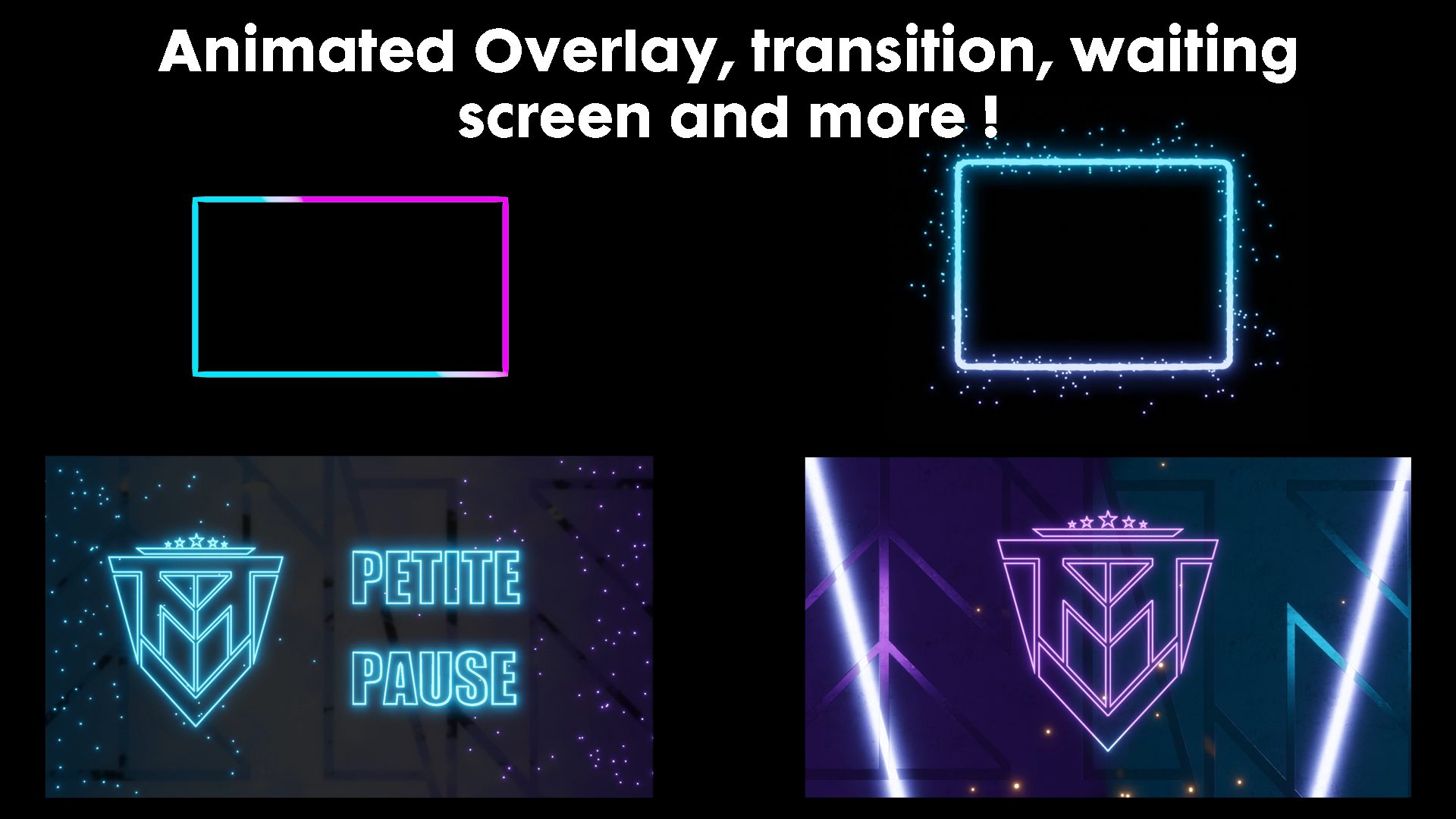 Animated Twitch Overlay - Artists&Clients