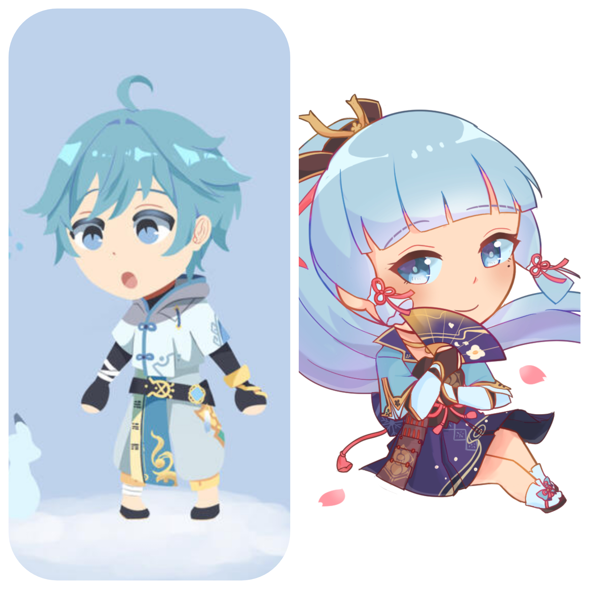 Chibi (two styles) - Artists&Clients