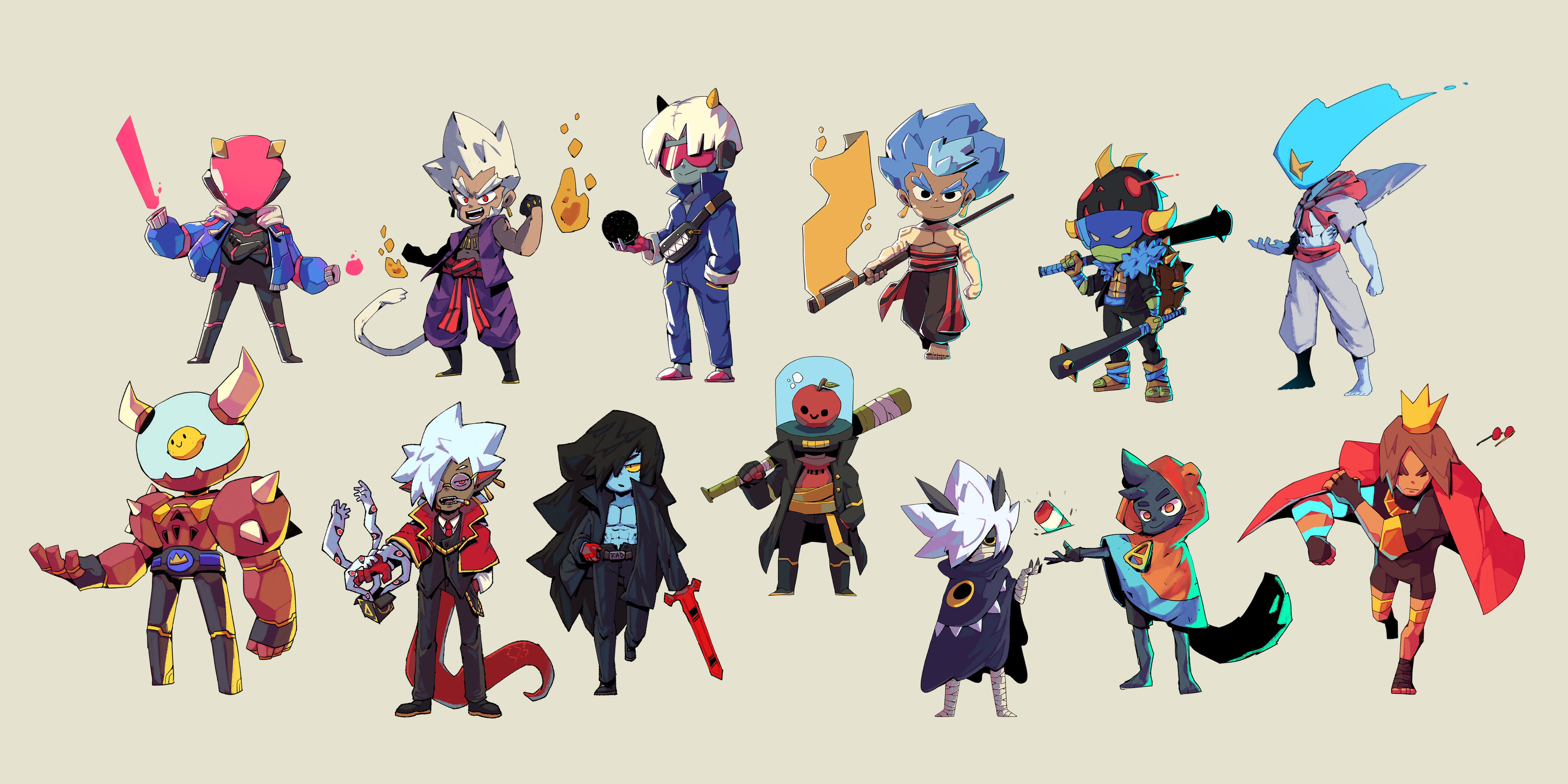 Fully Rendered Character Design - Artists&Clients