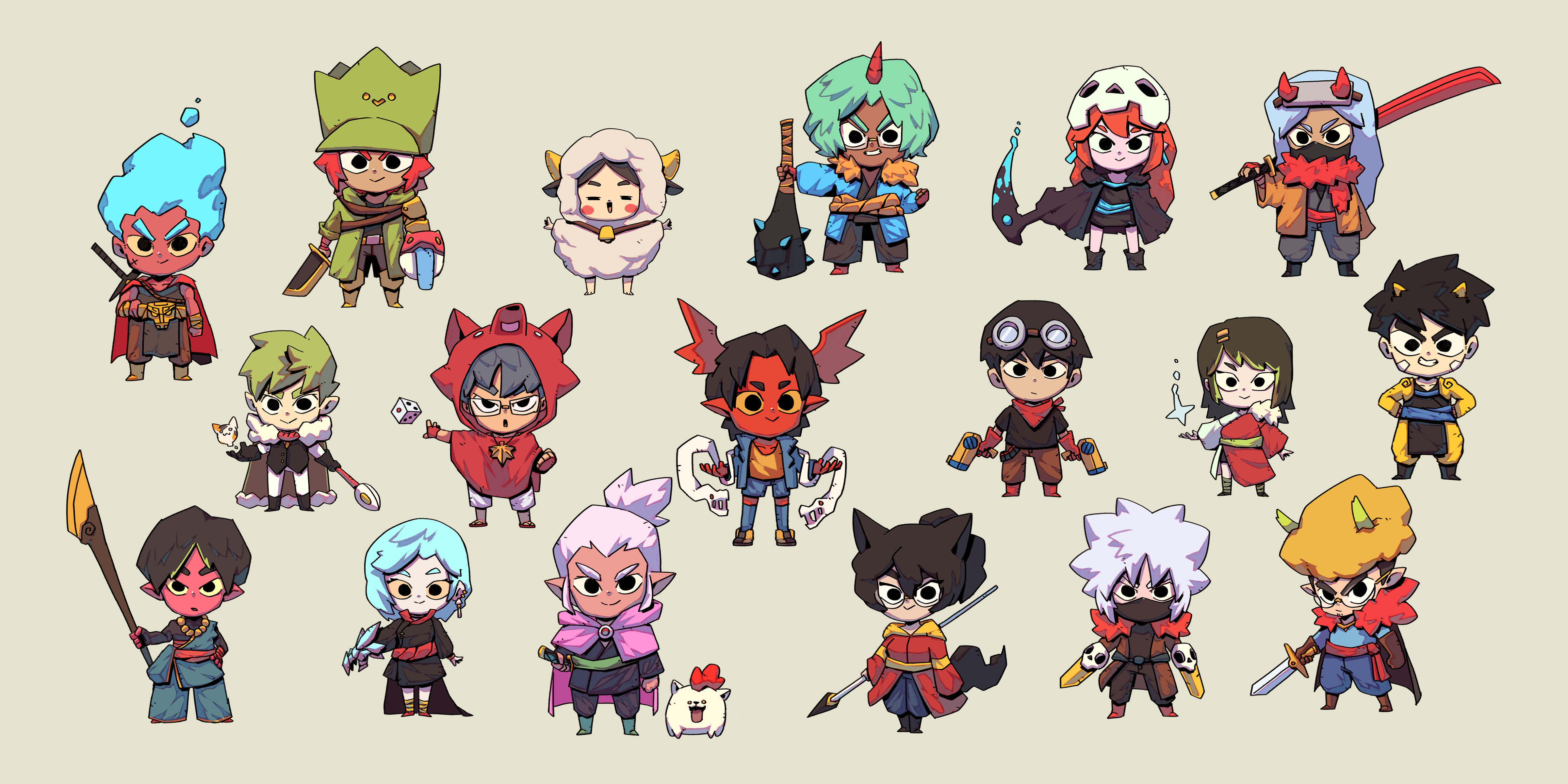 Fully Rendered Chibi - Artists&Clients