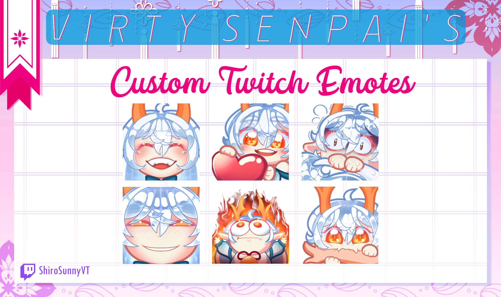 Batch of 3 Emotes - Artists&Clients