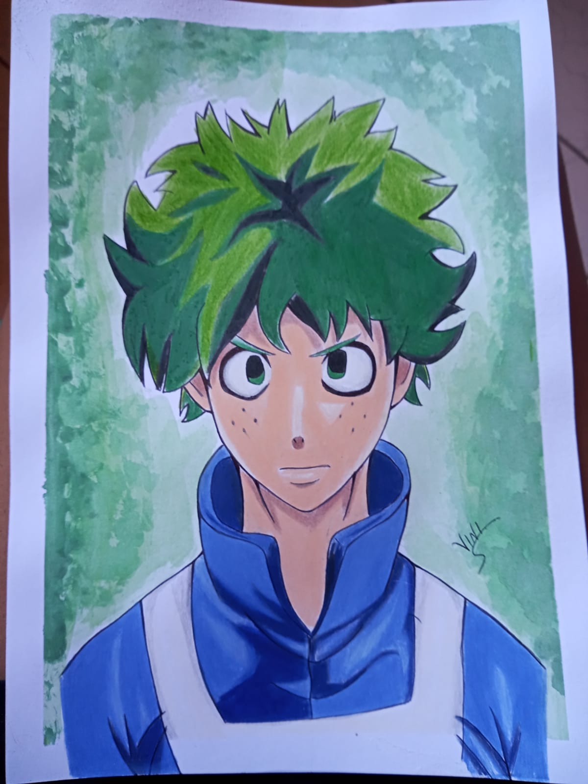 Desenho Do Midorya Fanart Artistsandclients