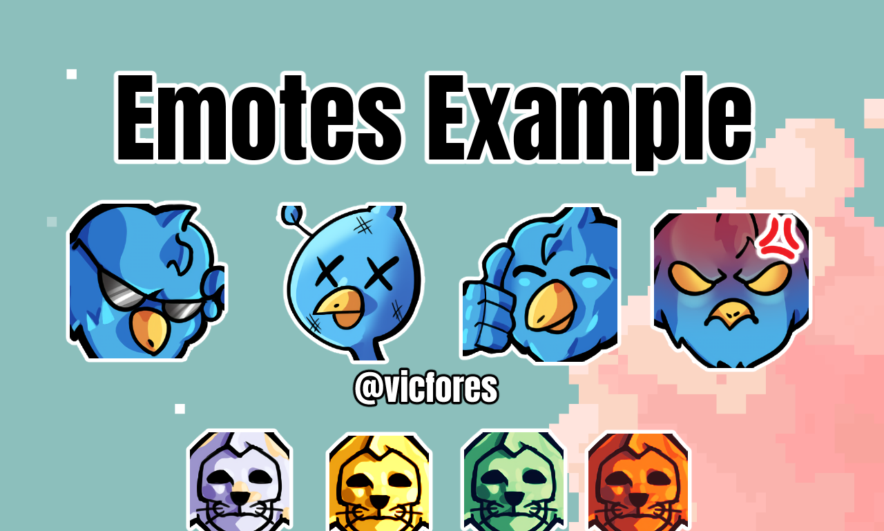 TWITCH EMOTE & BADGES - Artists&Clients